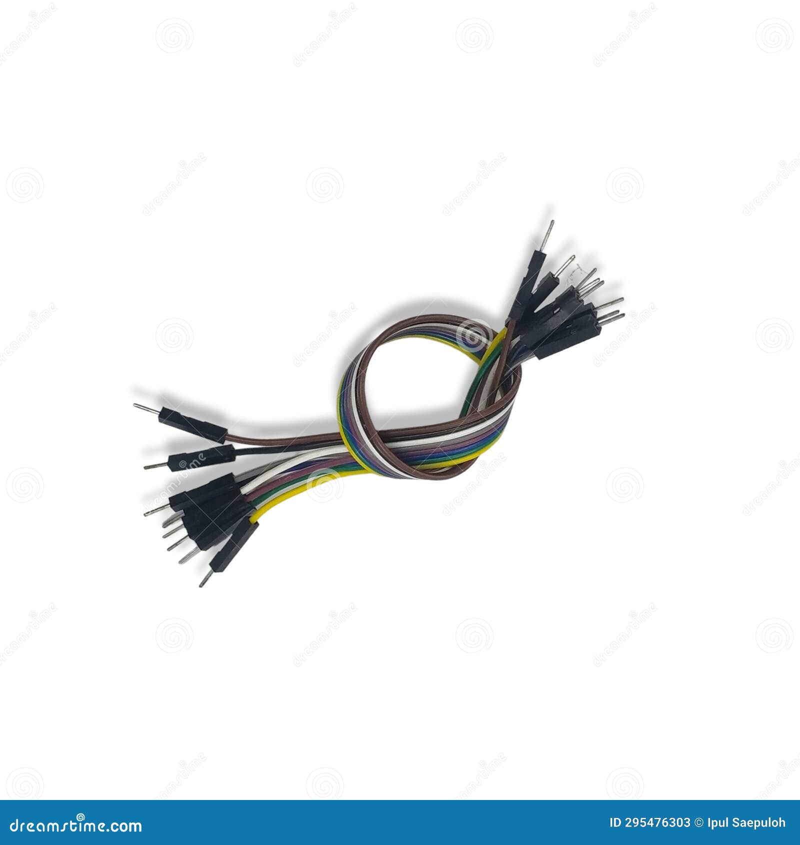 Connecting Cables for Studying Electronic Circuits Stock Image - Image of electronic, studying ...