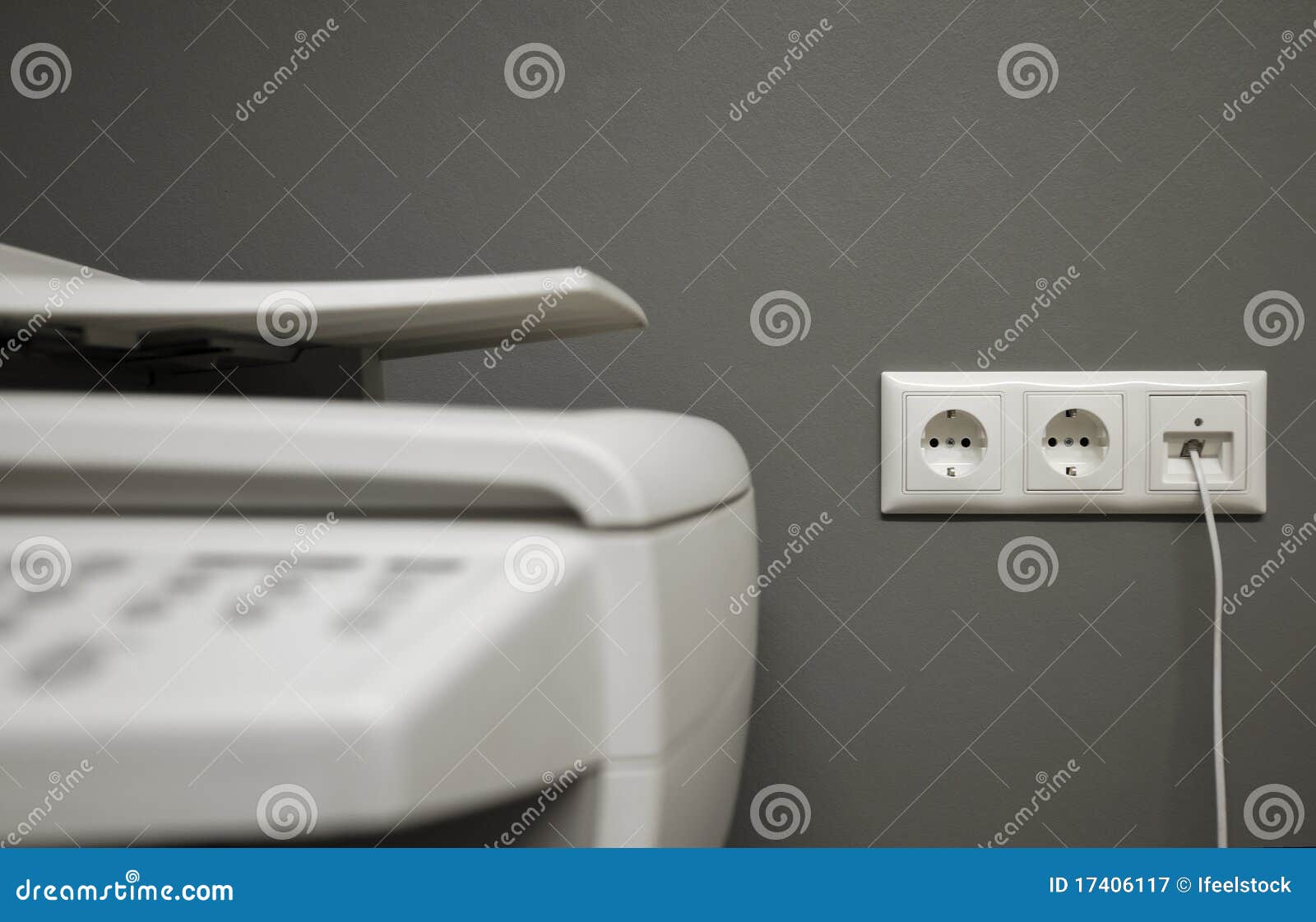 Connecting a fax stock image. Image of ethernet, internet - 17406117