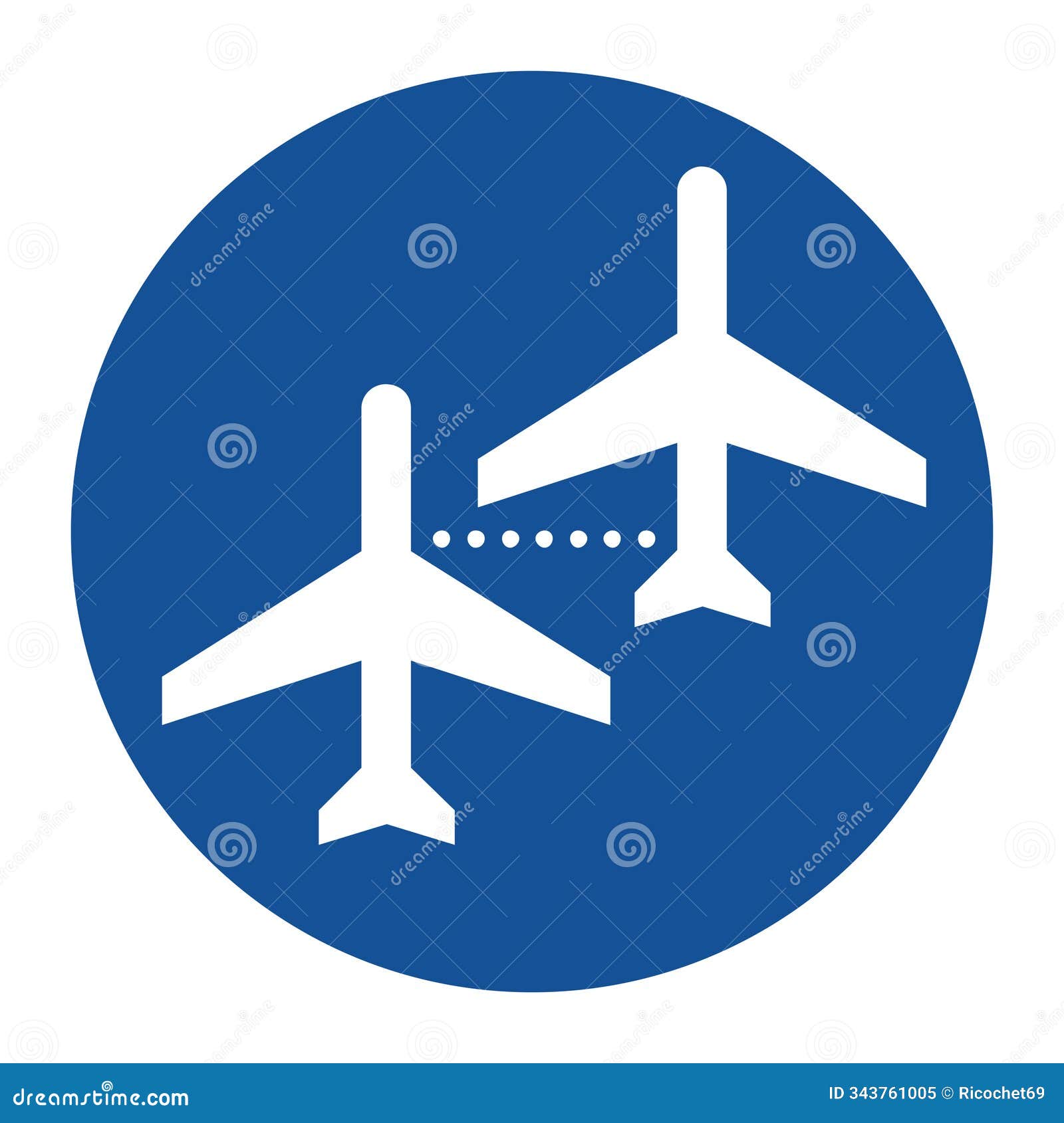 Connecting Flights Symbol Icon Stock Illustration - Illustration of ...