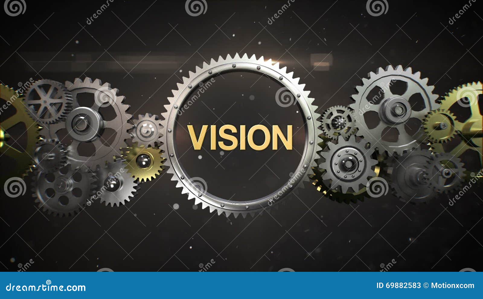 Connecting Gear Wheels and Make Keyword, VISION Stock Video - Video of ...