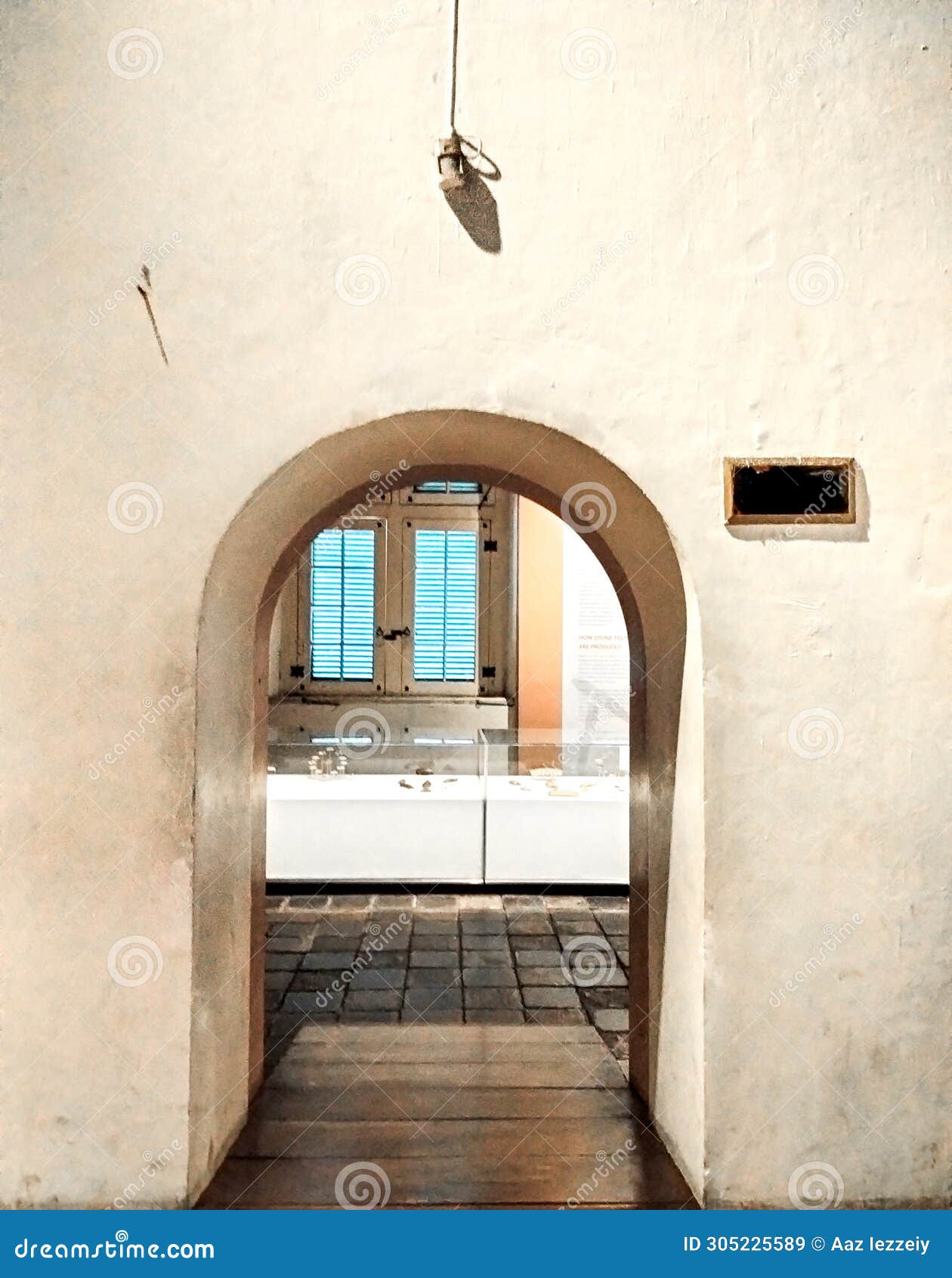 Connecting Hallway between Two Rooms Stock Image - Image of path ...