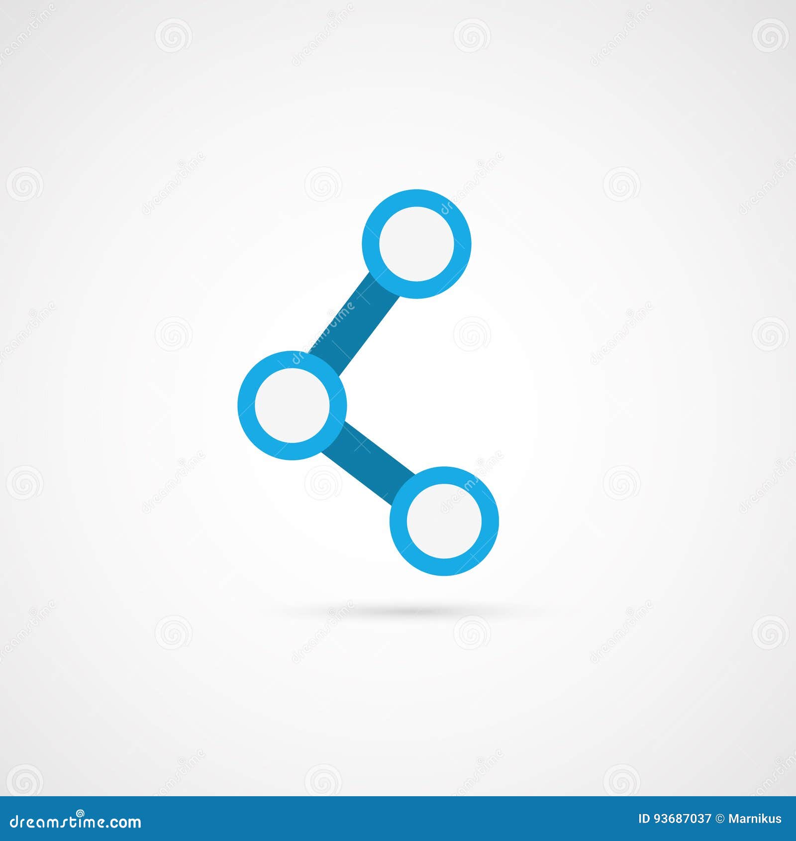 Connecting icon. stock vector. Illustration of business - 93687037