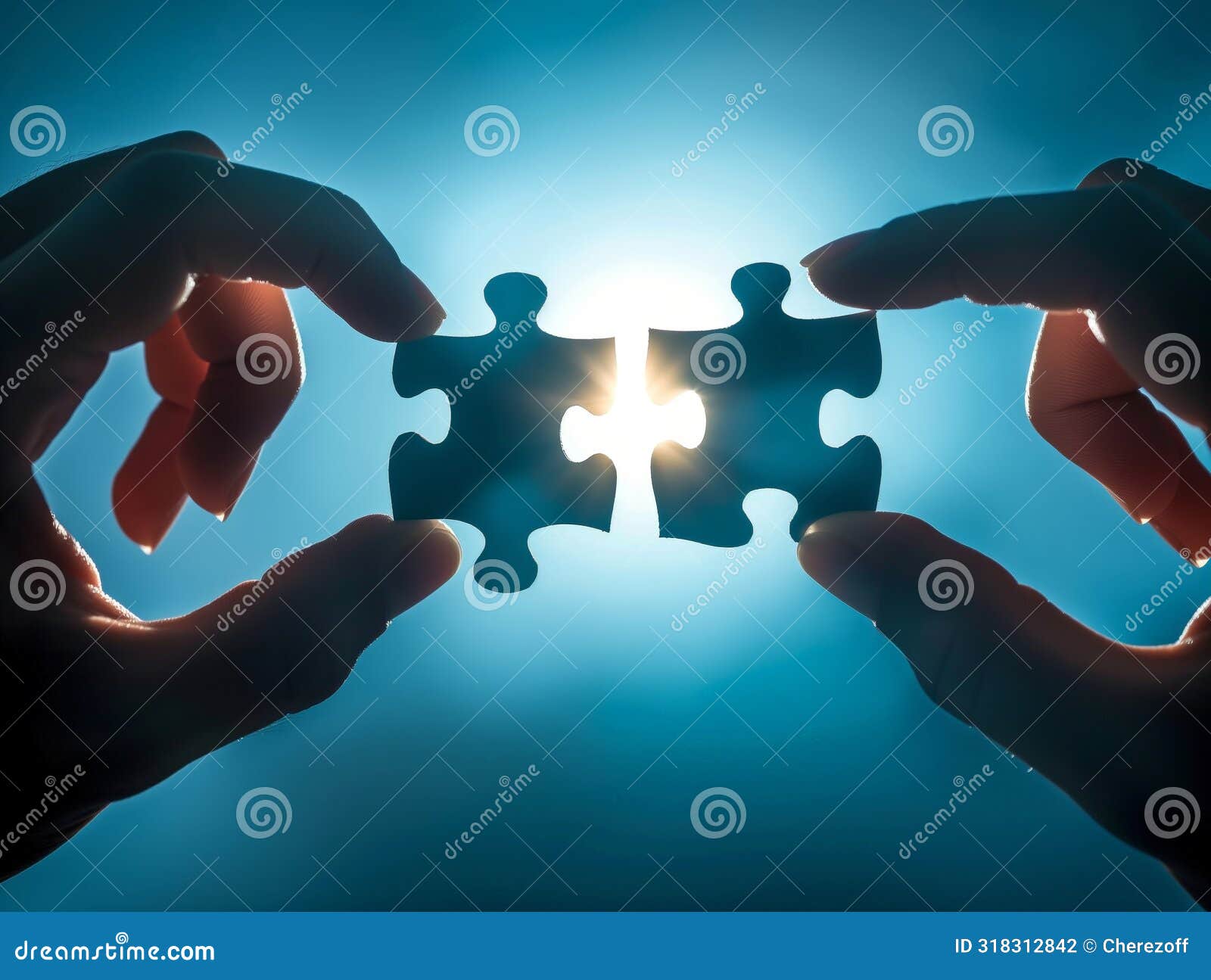 Connecting Ideas Concept stock illustration. Illustration of game ...