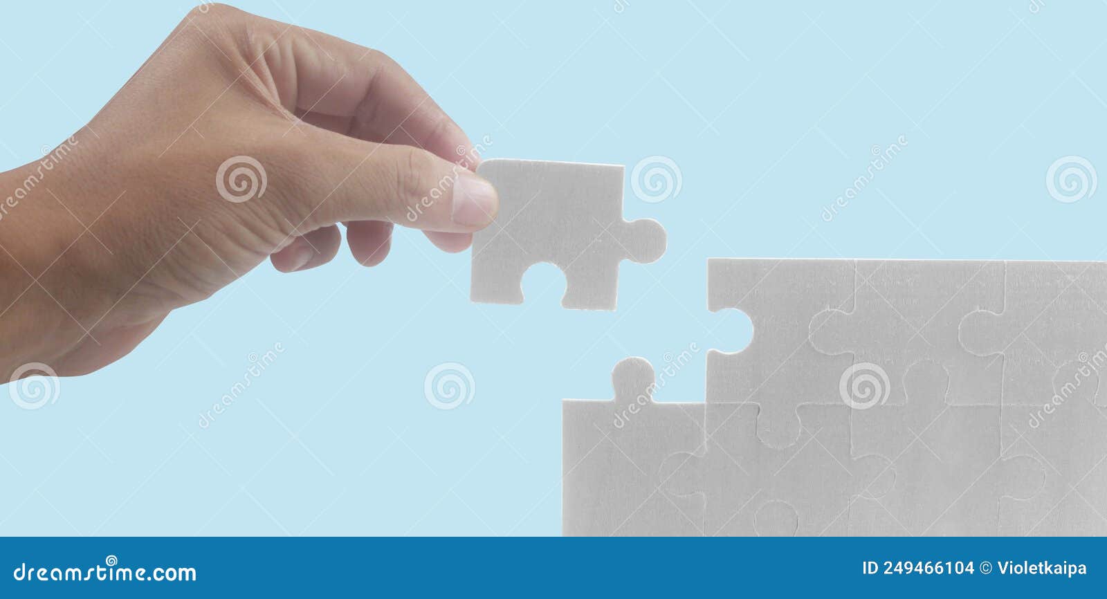 Connecting Jigsaw Puzzle. Business Solutions Success Stock Photo ...