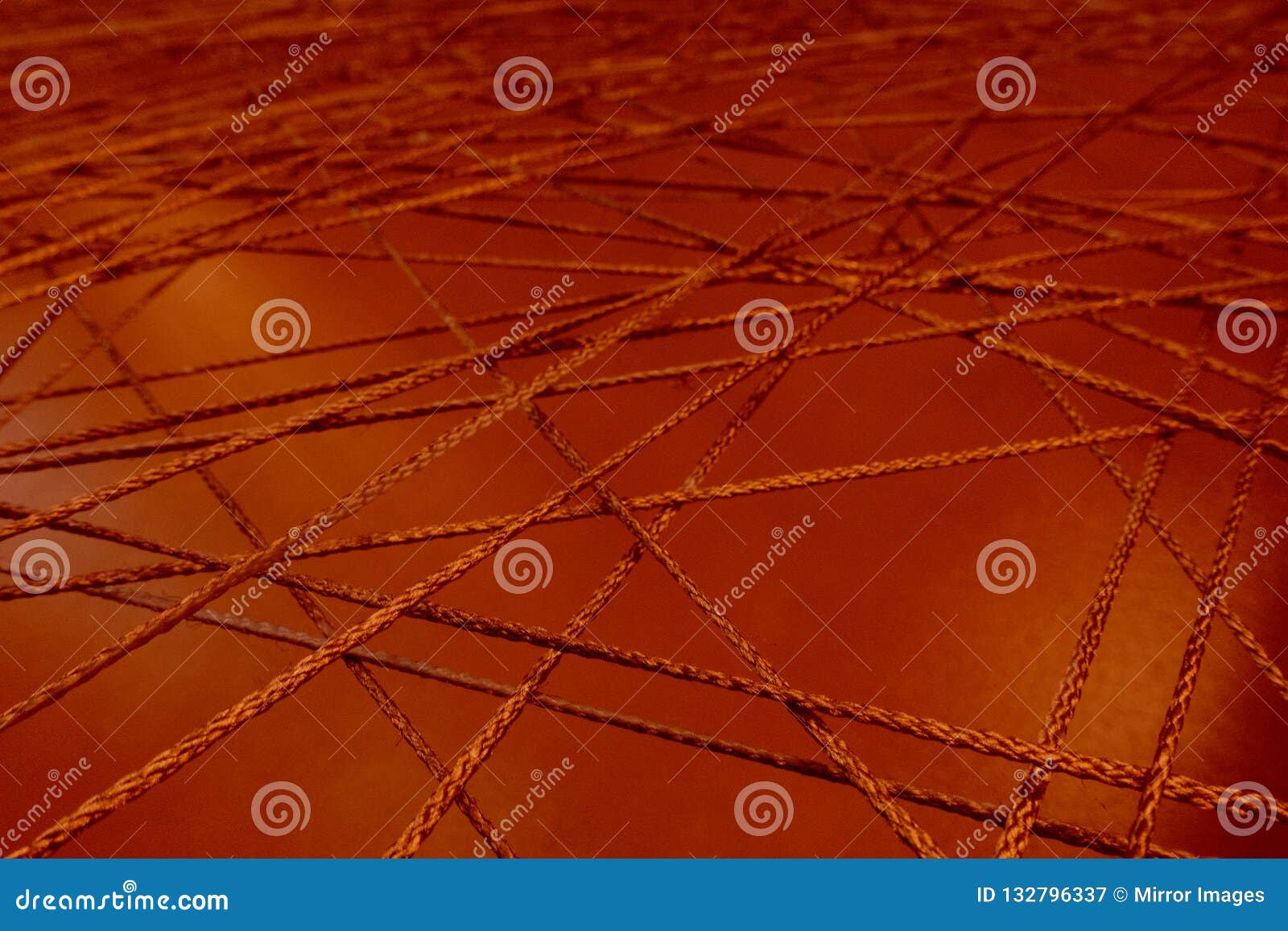 Connecting Lines Rope Intersecting Network Mesh Close Up Web Channels ...
