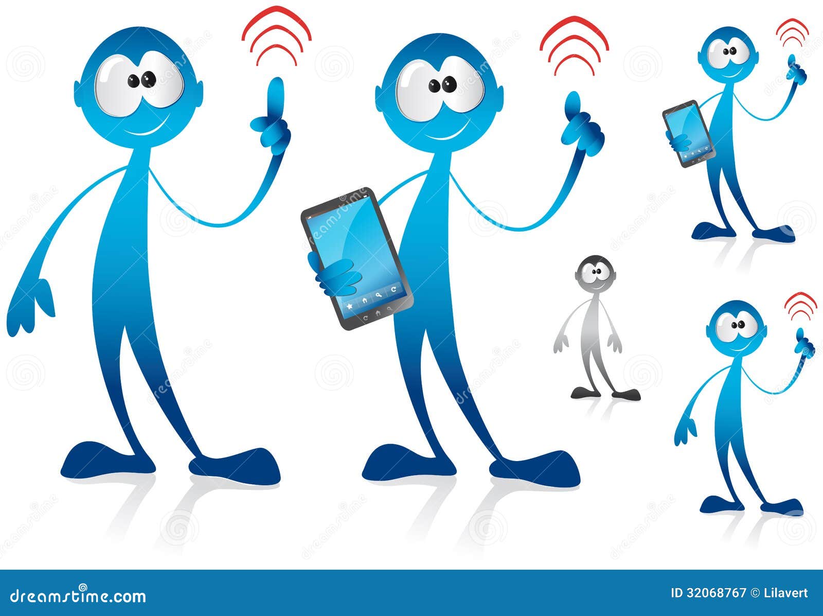 Connecting Mascot Cartoon Vector | CartoonDealer.com #32068767