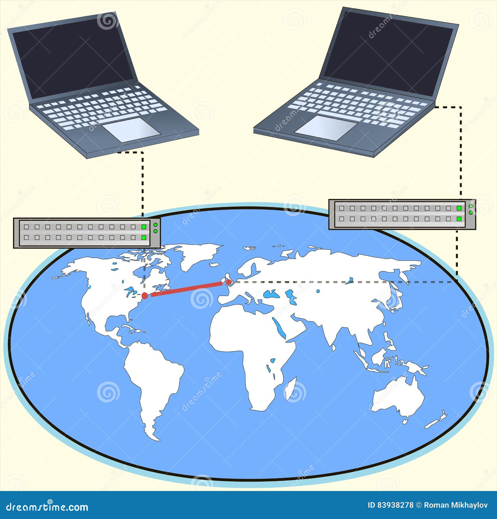 Connecting and network stock vector. Illustration of connecting - 83938278
