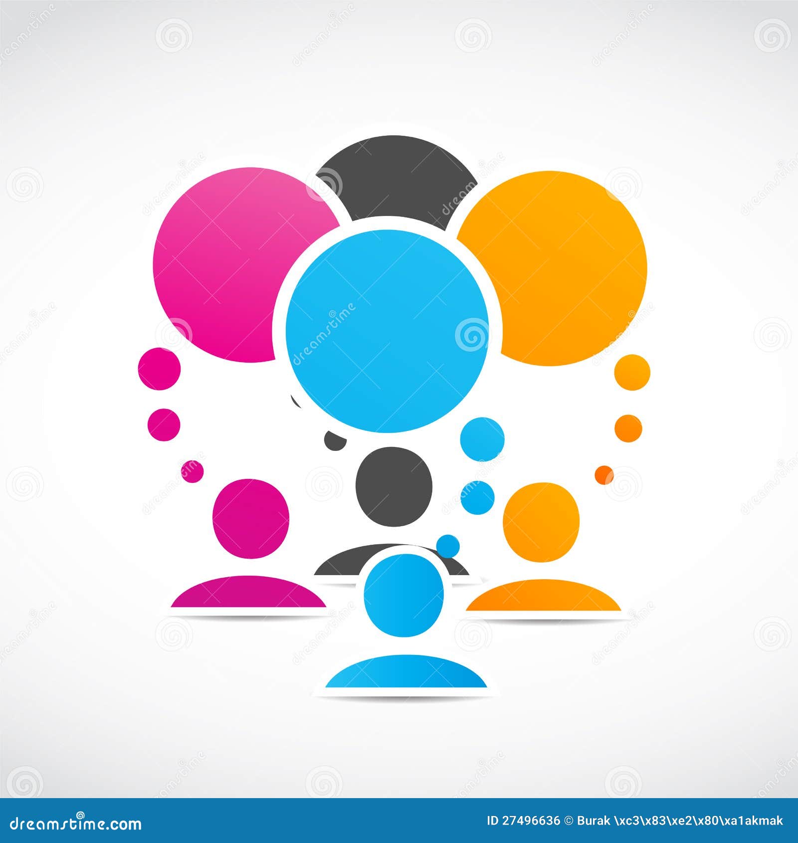 Connecting people stock vector. Illustration of connecting - 27496636