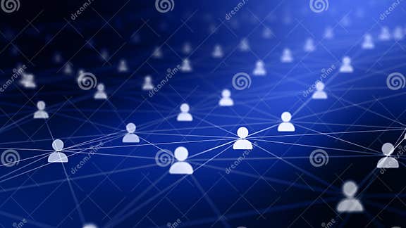 Connecting People or Global Communication Network Concept Stock Photo ...