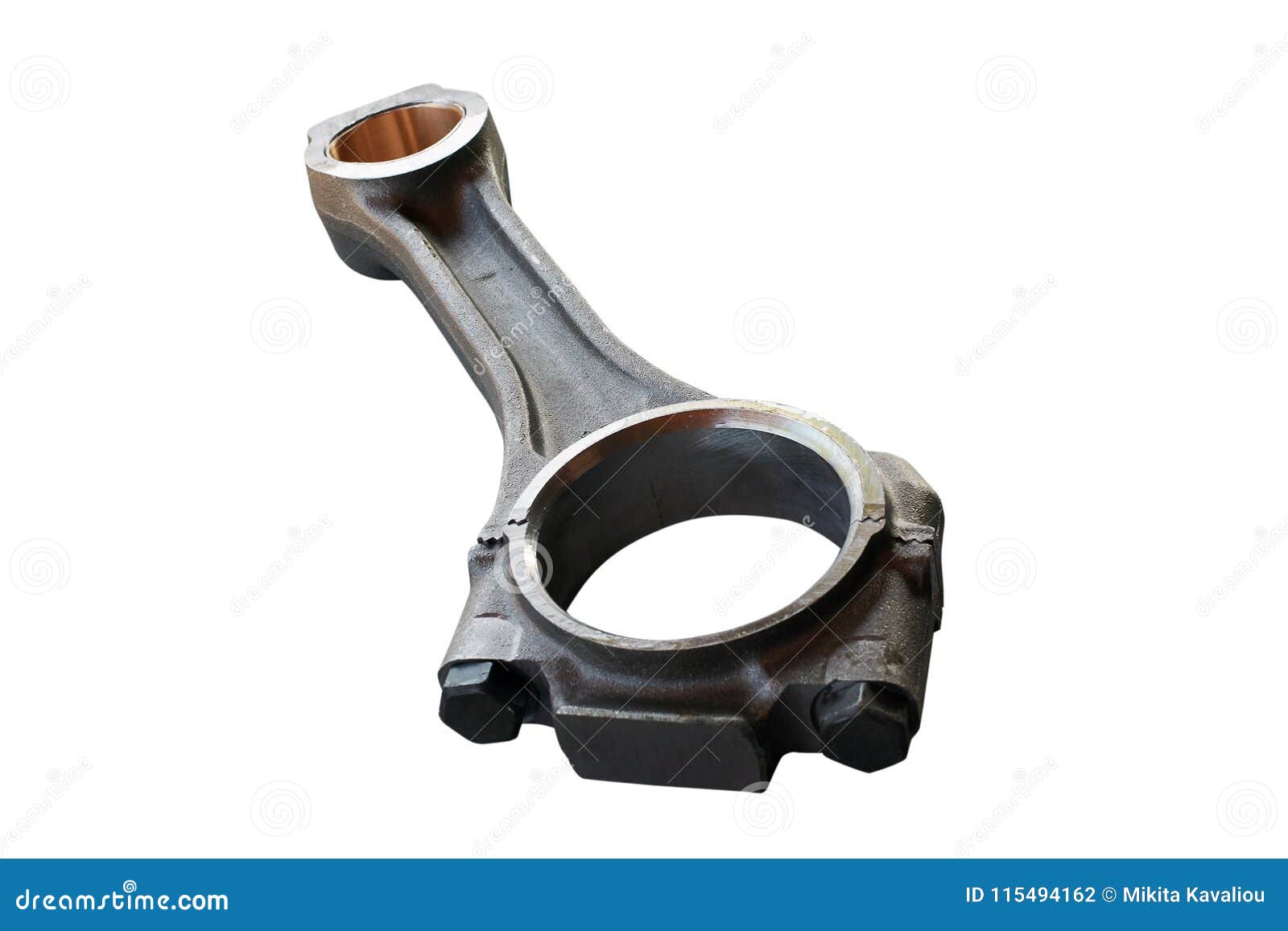Connecting rod from a car stock photo. Image of element - 115494162