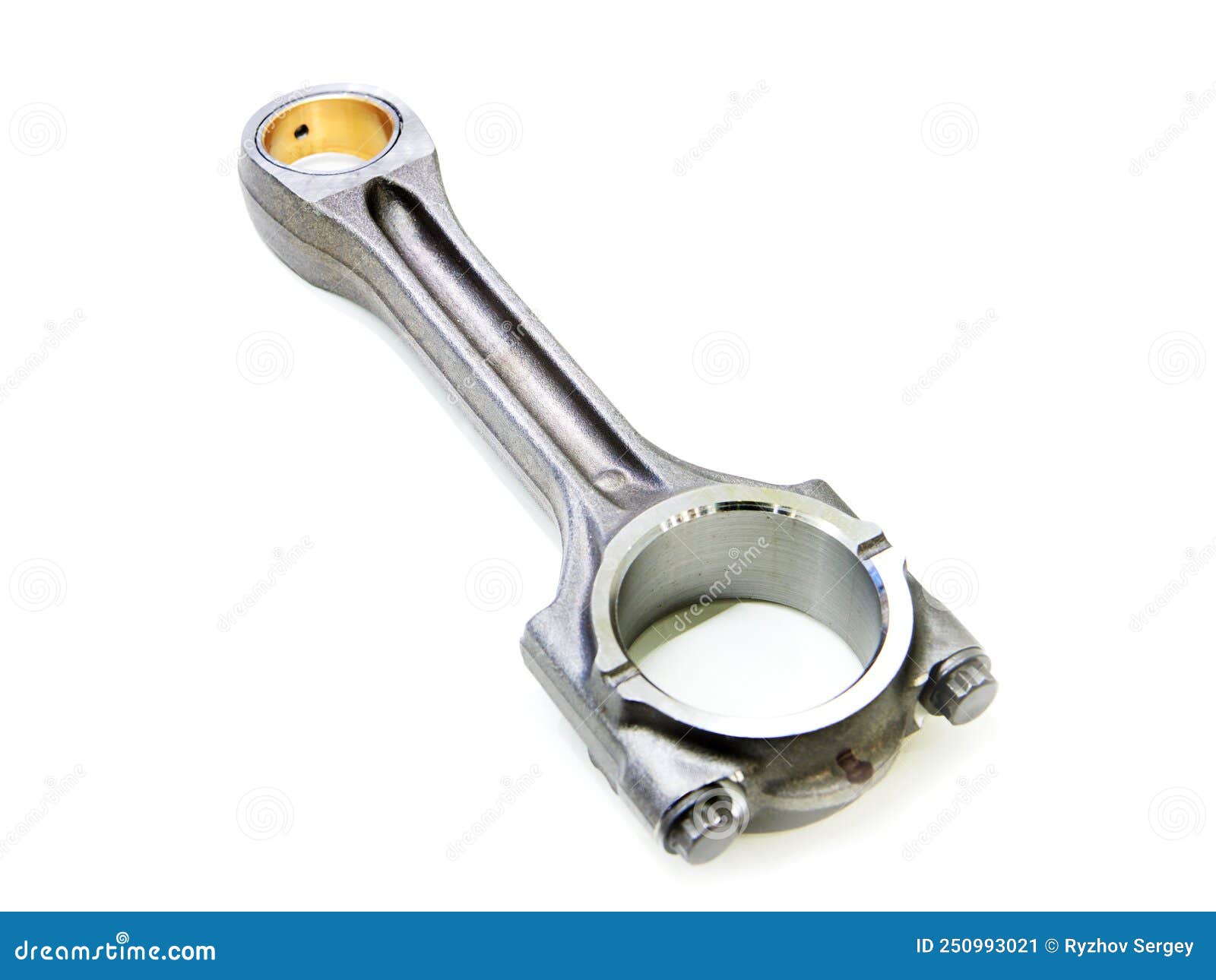 The Connecting Rod, Piston And Cylinder Block In A Disassembled ...