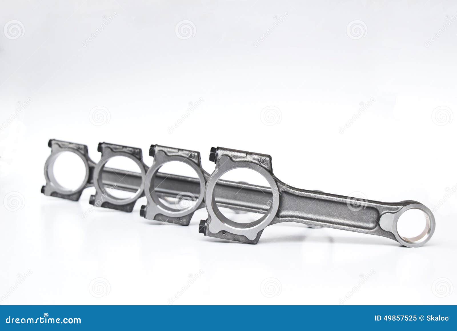 Connecting rods stock image. Image of metal, engine, motor - 49857525