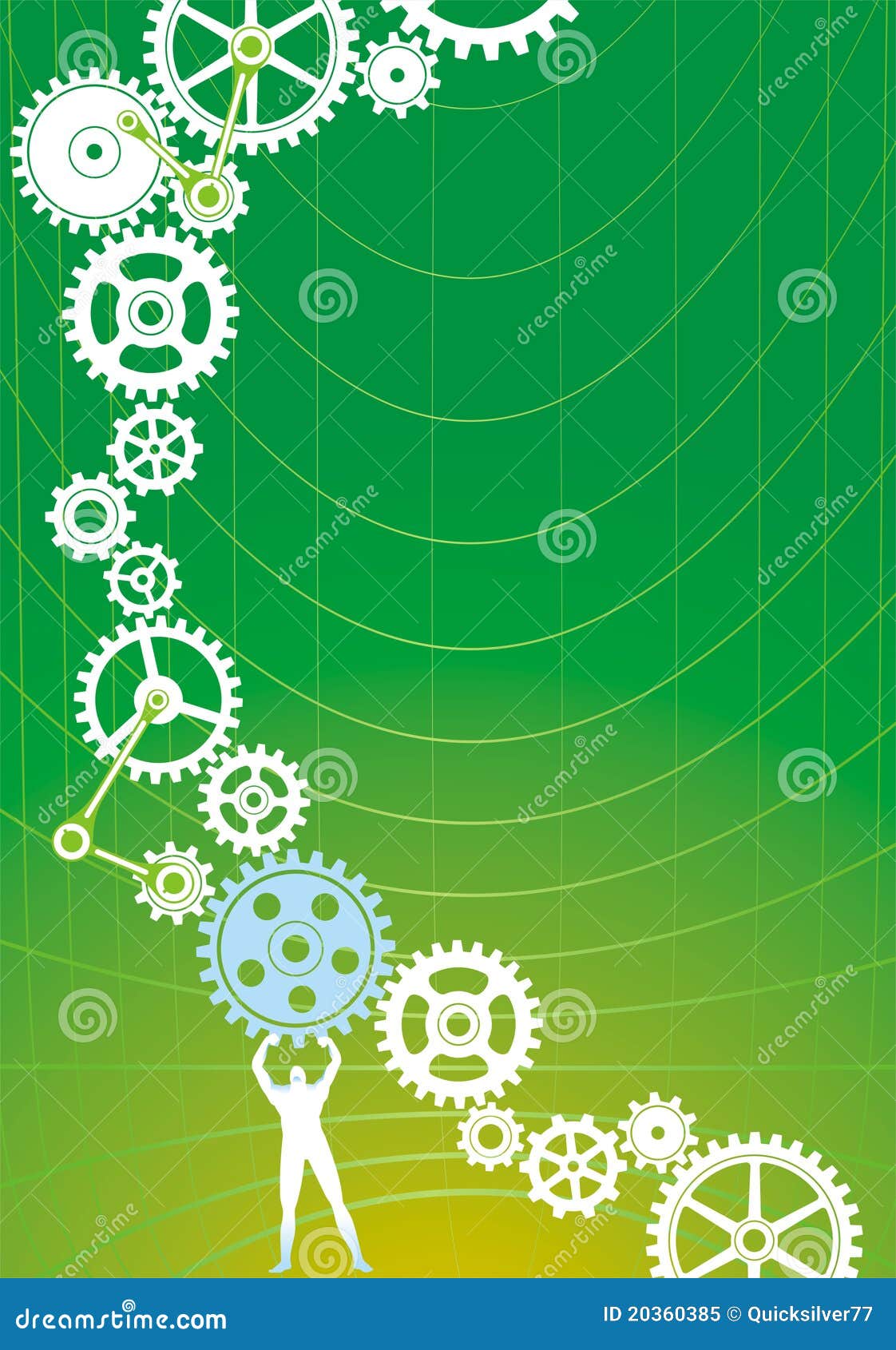 Connecting Solution Cogs Picture. Image: 20360385