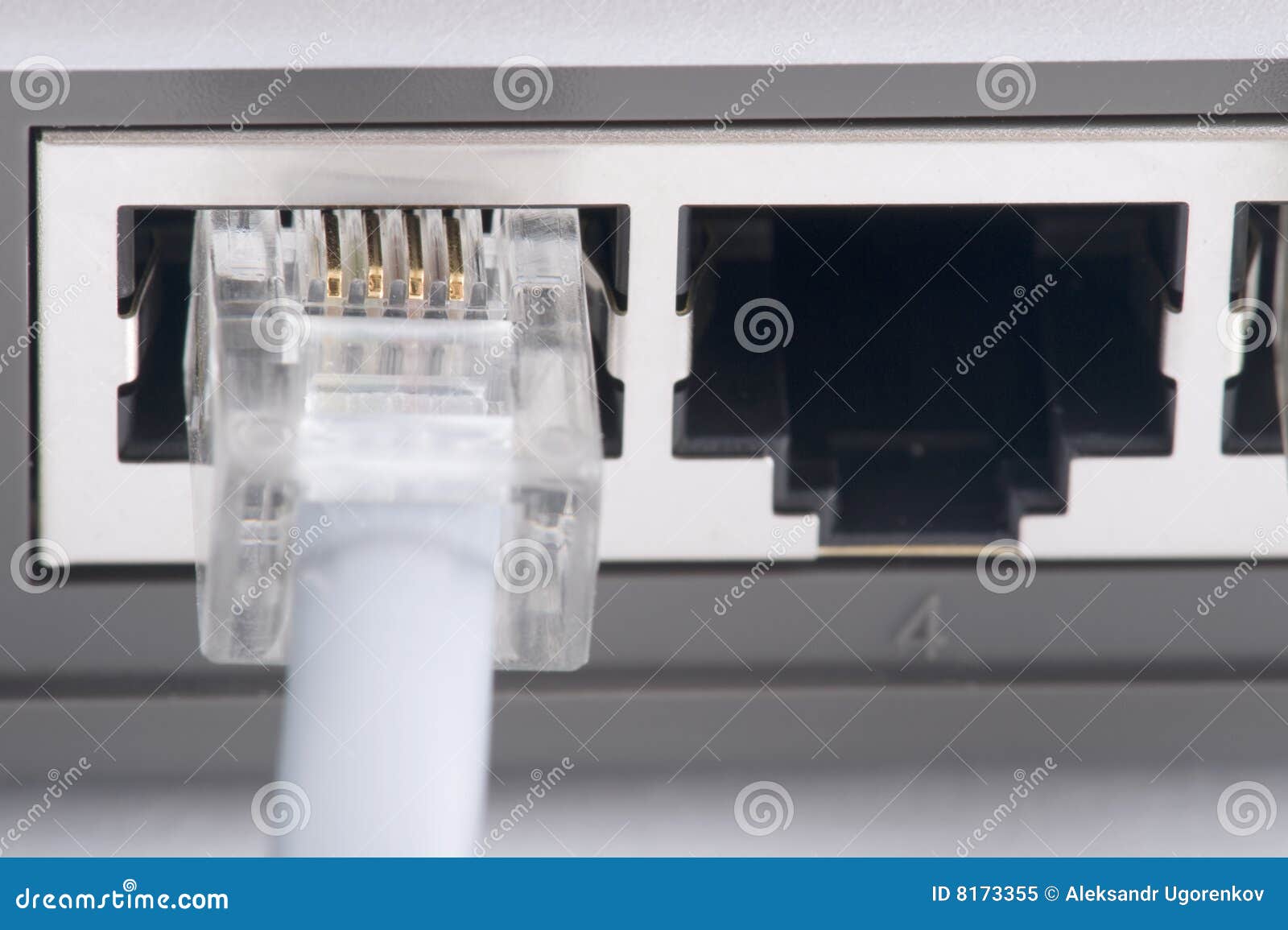 Connecting on the Switch Macro Stock Image - Image of communication ...