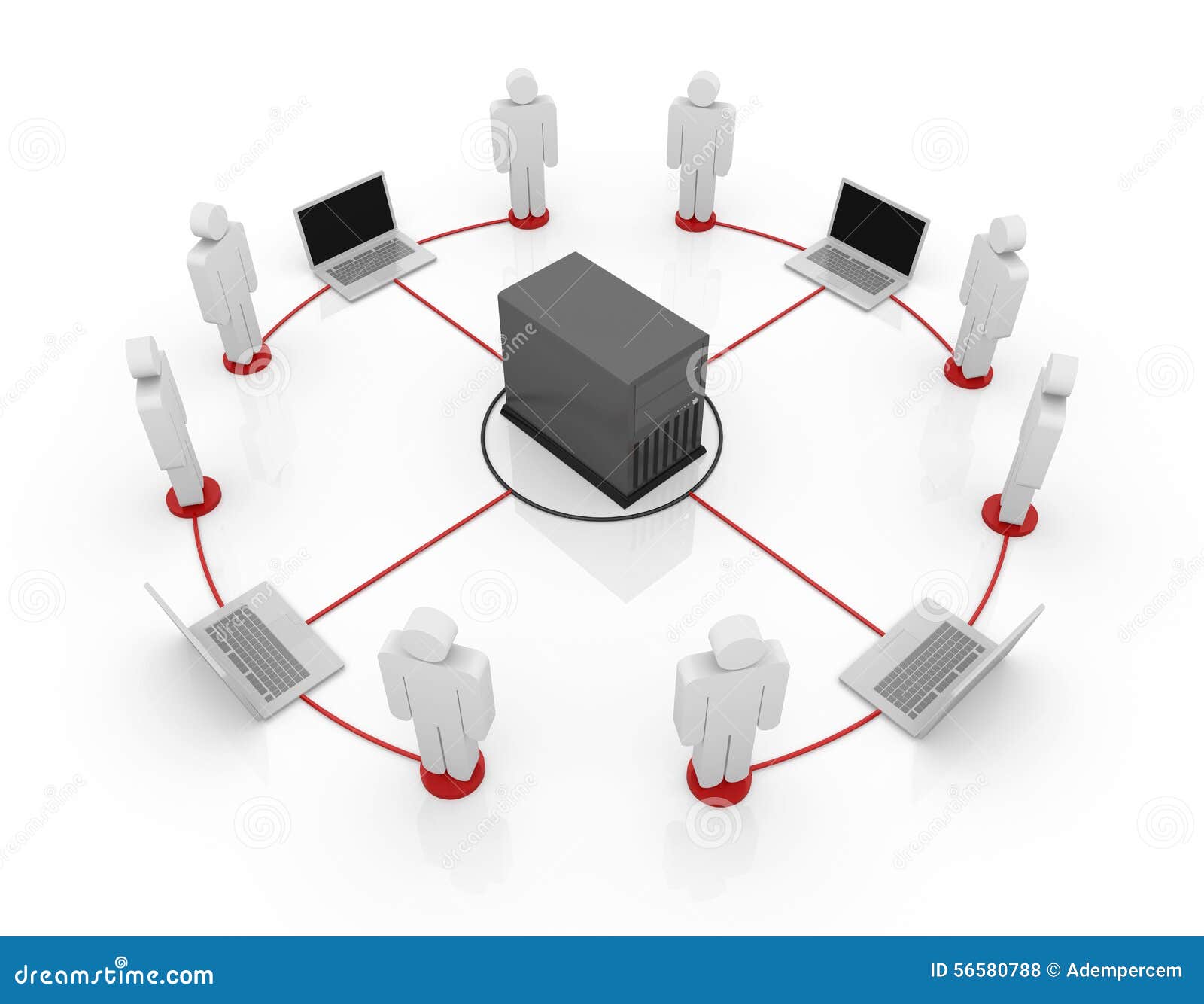 Connecting to server stock illustration. Illustration of communication ...