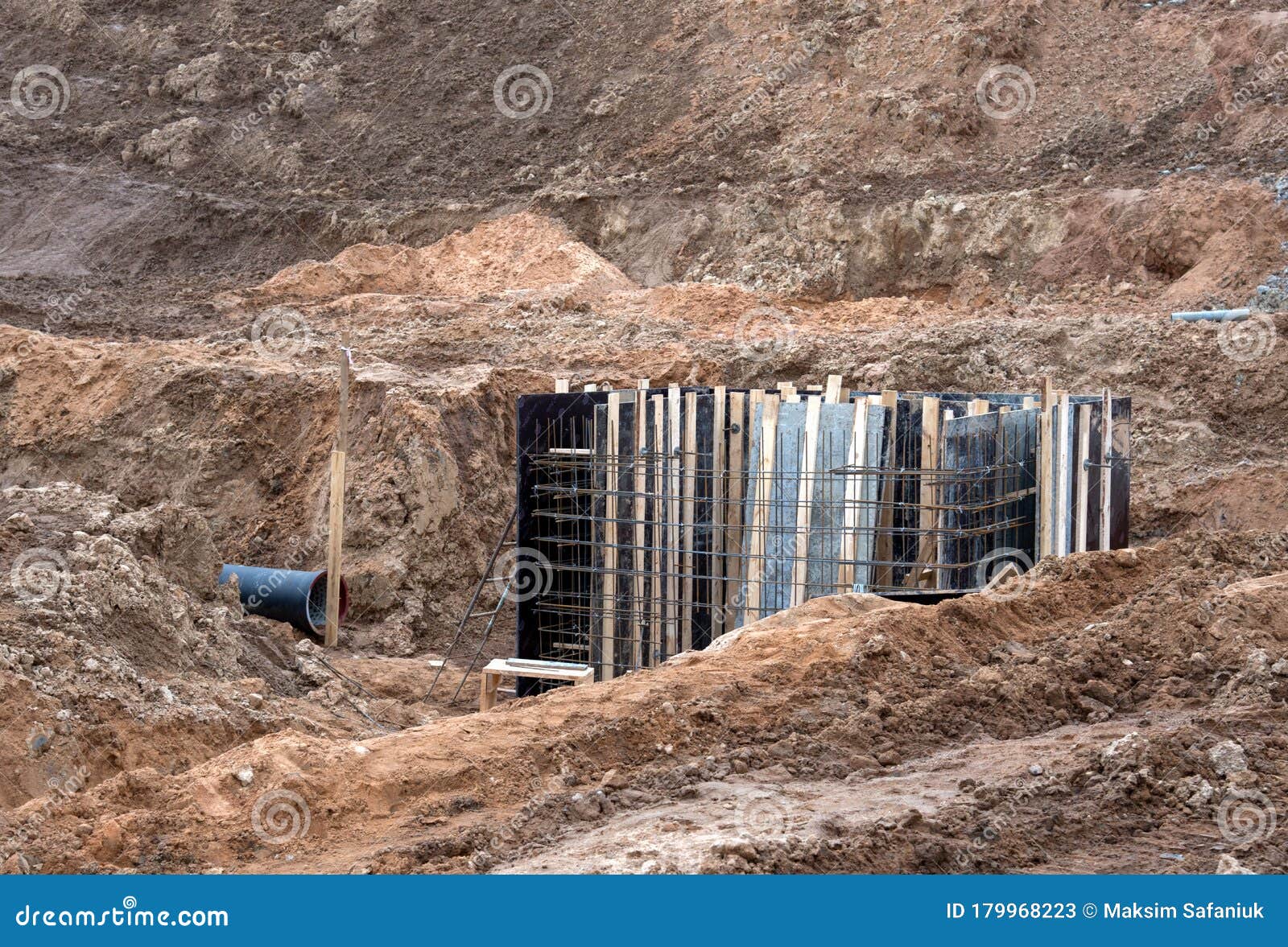 Connecting a Trench Drain To a Valve Pit and Concrete Manhole Structure ...