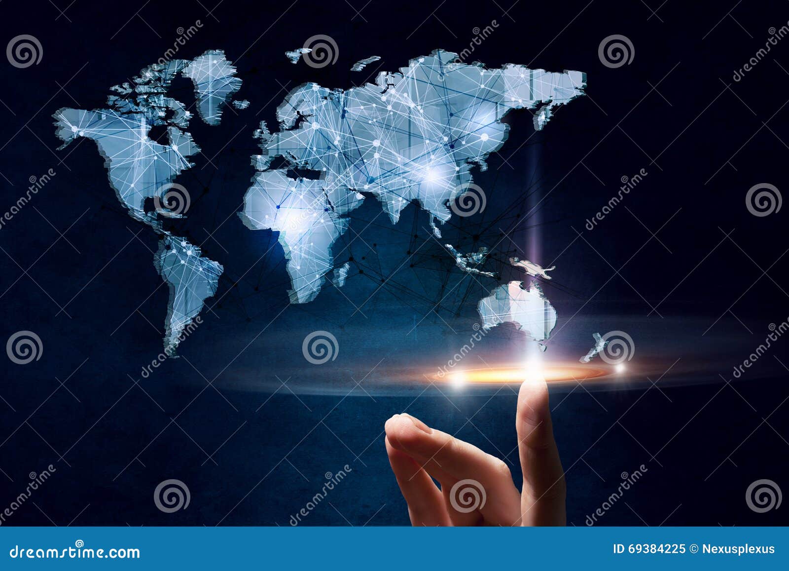 Connecting the whole world stock image. Image of business - 69384225