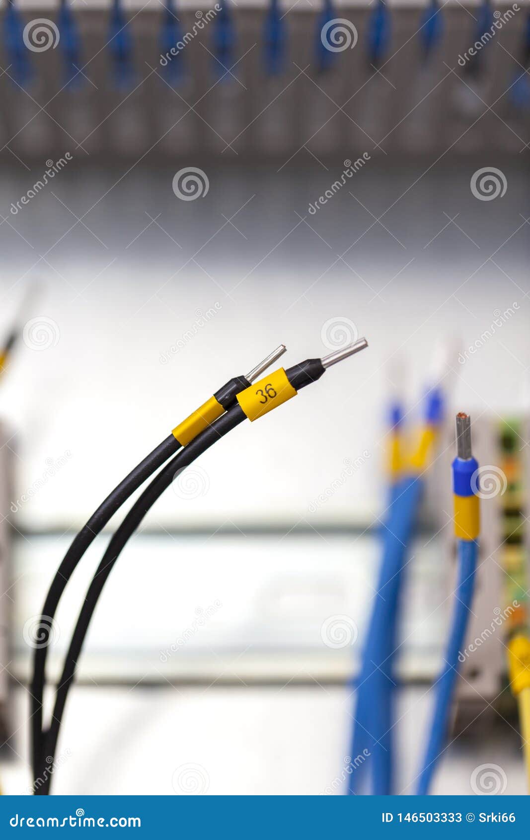 Connecting wires, close up stock image. Image of icon - 146503333