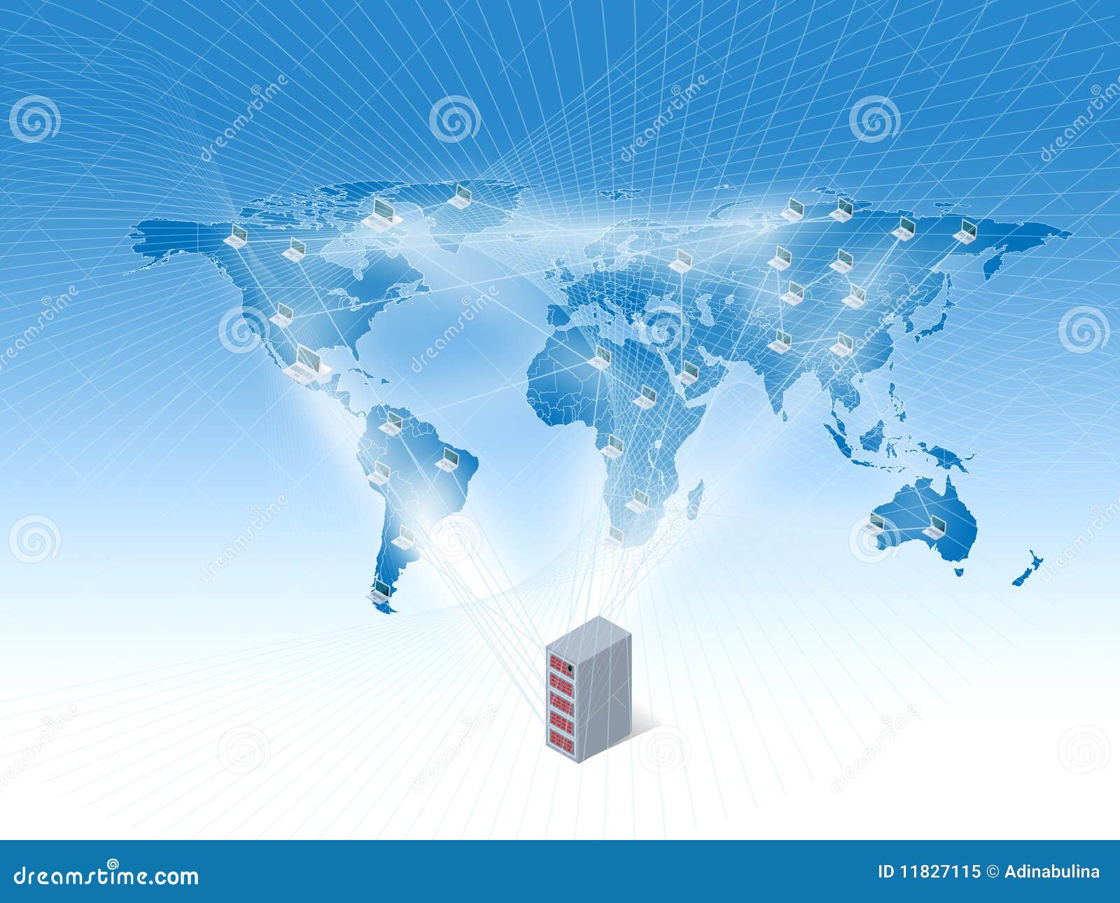 Connecting the world stock illustration. Illustration of connector ...