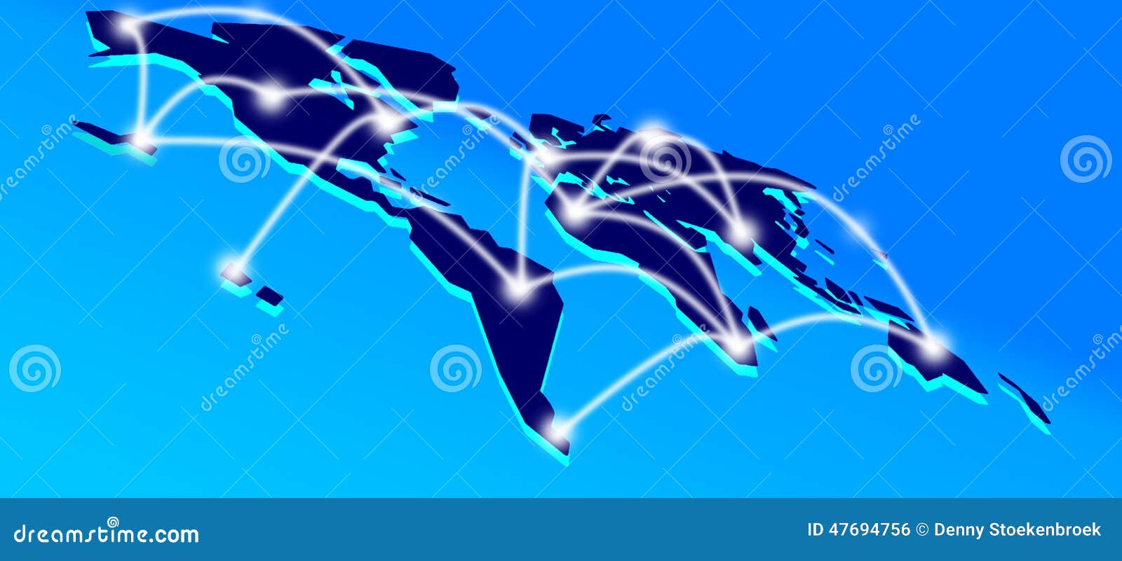 Connecting World Building Transportation Network Globe Collaboration ...