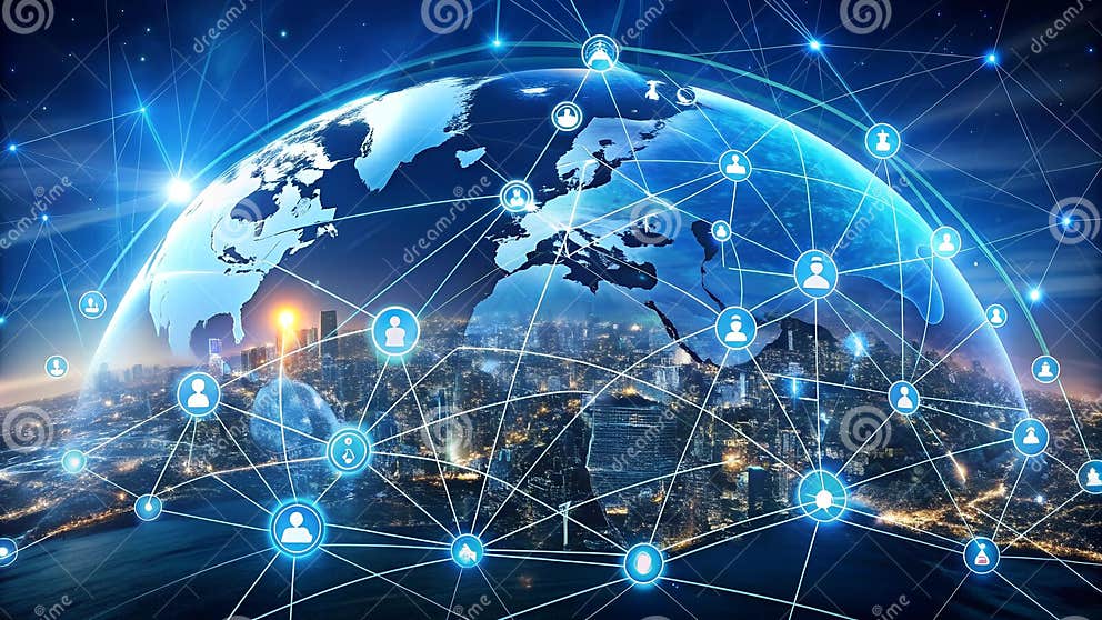 Connecting the World a Visual Representation of Global Business and the ...