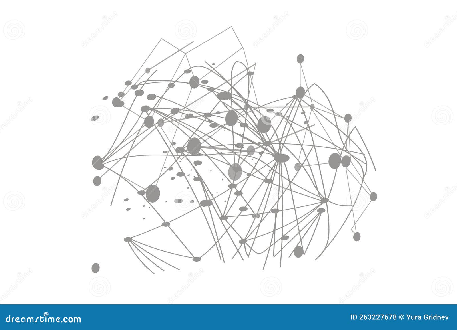 Connection Background. Network Concept with Dots and Lines. Vector ...