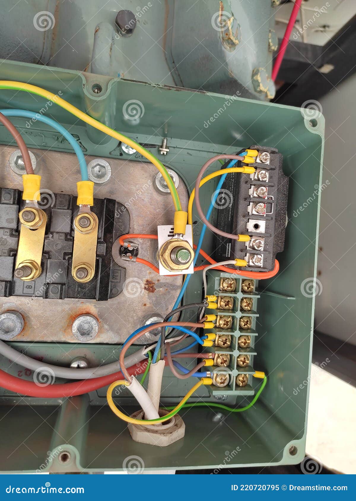 Connection box alarm stock image. Image of connection - 220720795