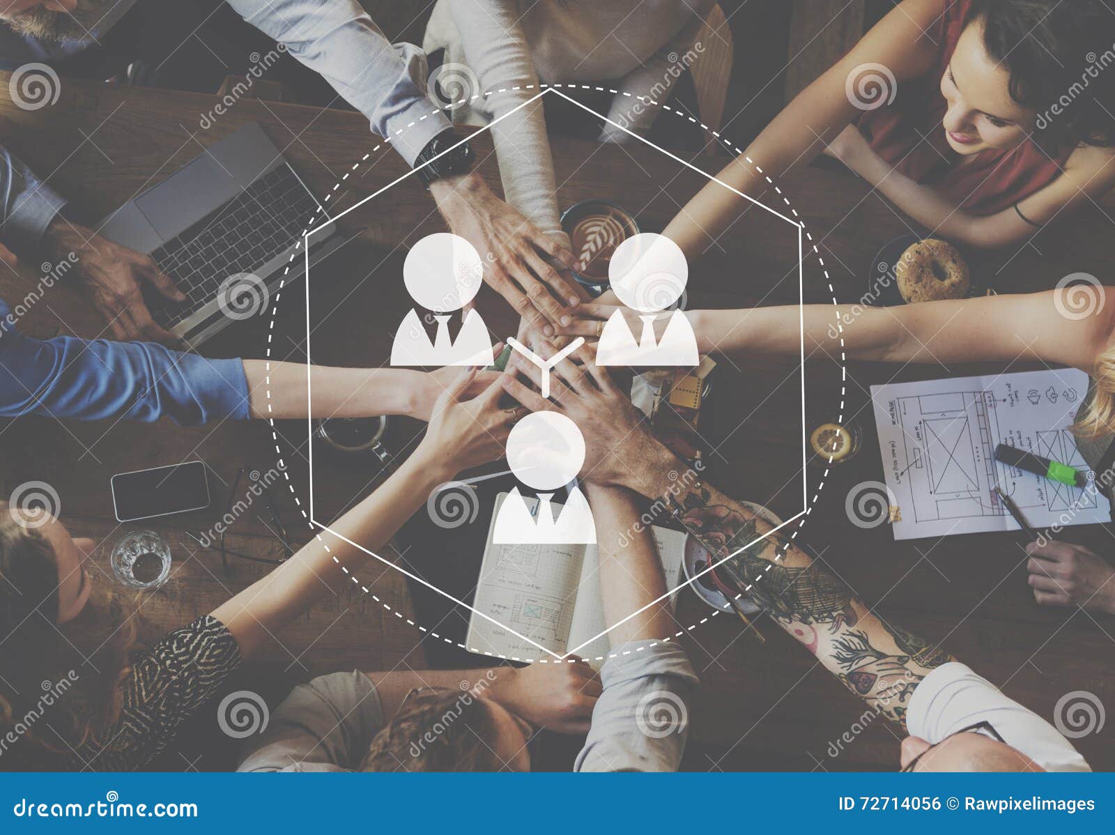 Connection Business People Networking Connect Concept Stock Photo ...