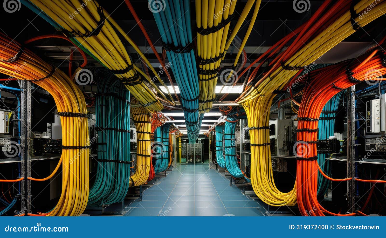 Connection Cable Networking Stock Illustration - Illustration of ...