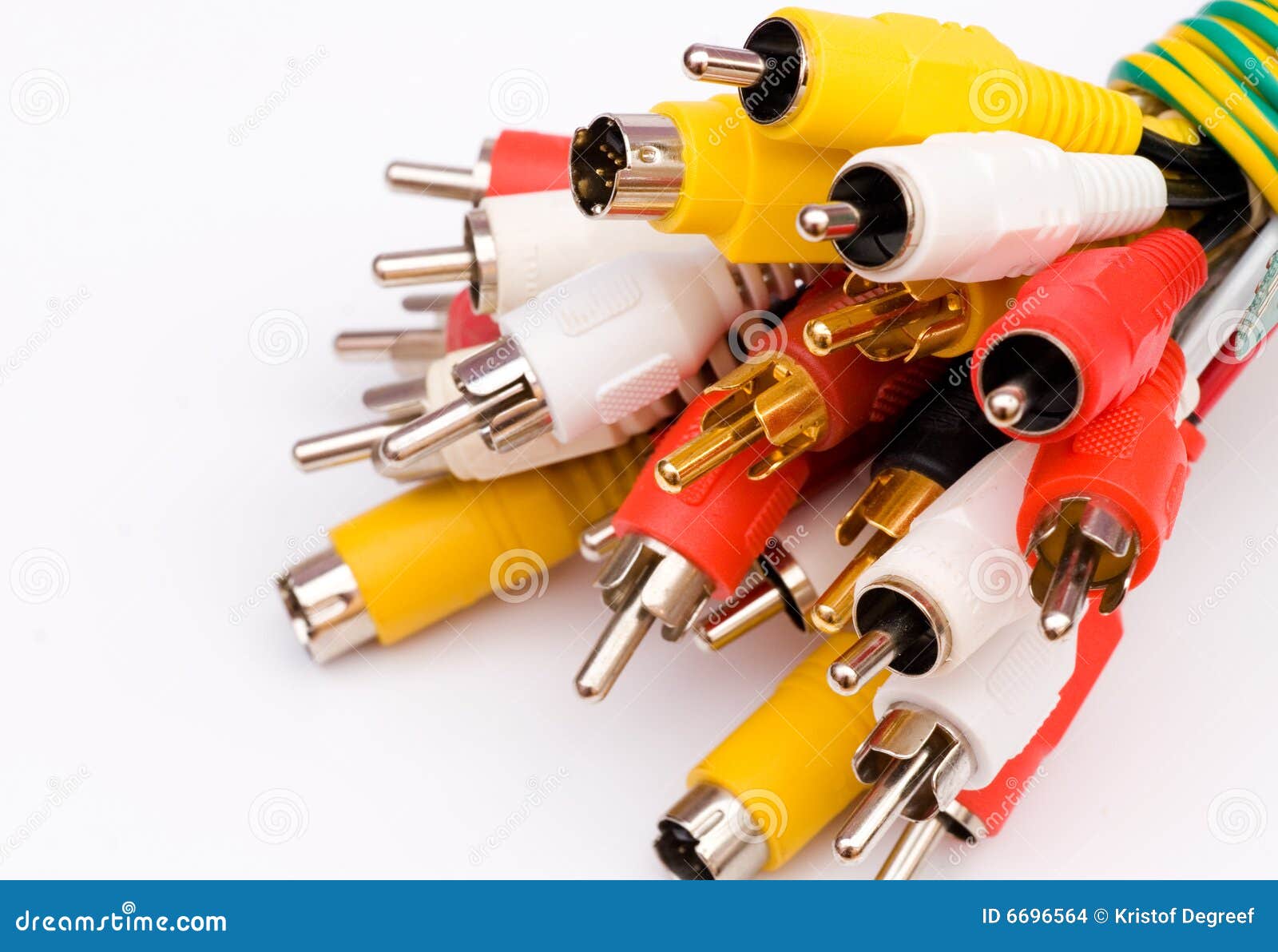 Connection cables stock photo. Image of bundle, equipment - 6696564