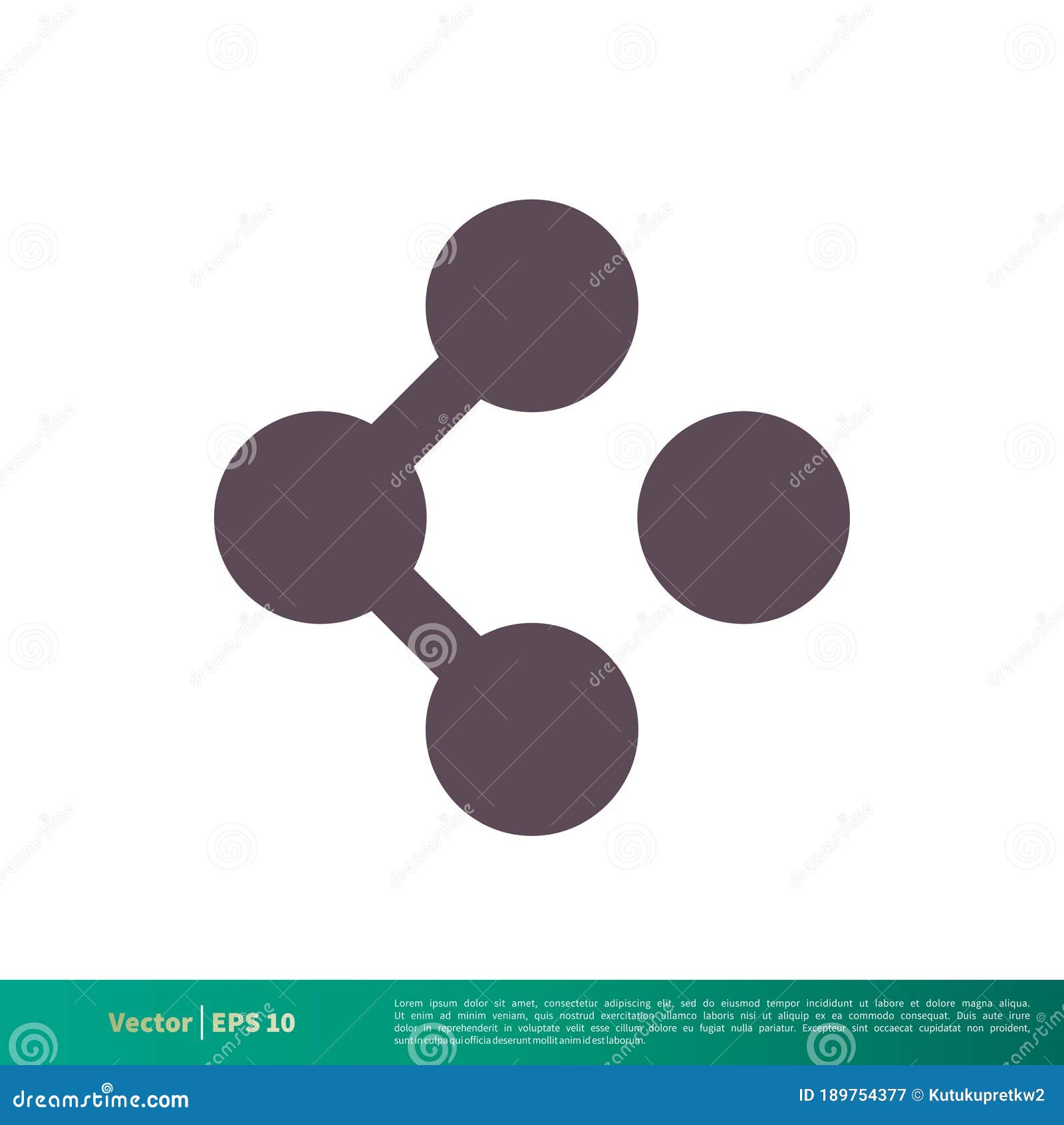 Connection Chain Icon Vector Logo Template Illustration Design. Vector ...