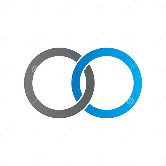 Connection Circle Logo , Digital Round Logo Stock Illustration ...