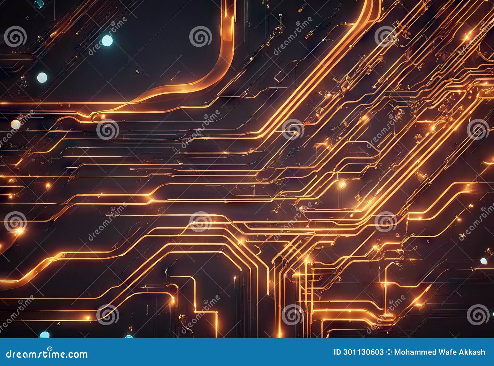 Connection Circuit Networking Modern Logistics Abstract Background ...