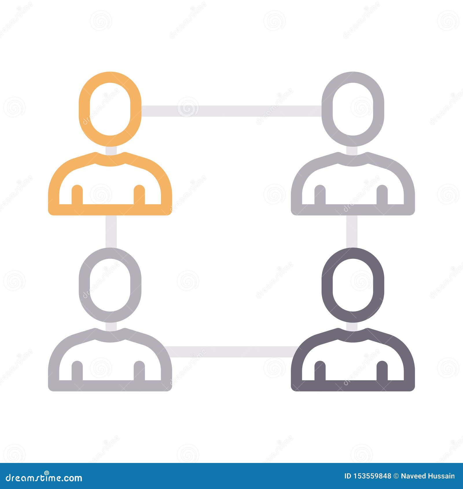 Connection Colour Line Vector Icon Stock Vector - Illustration of ...