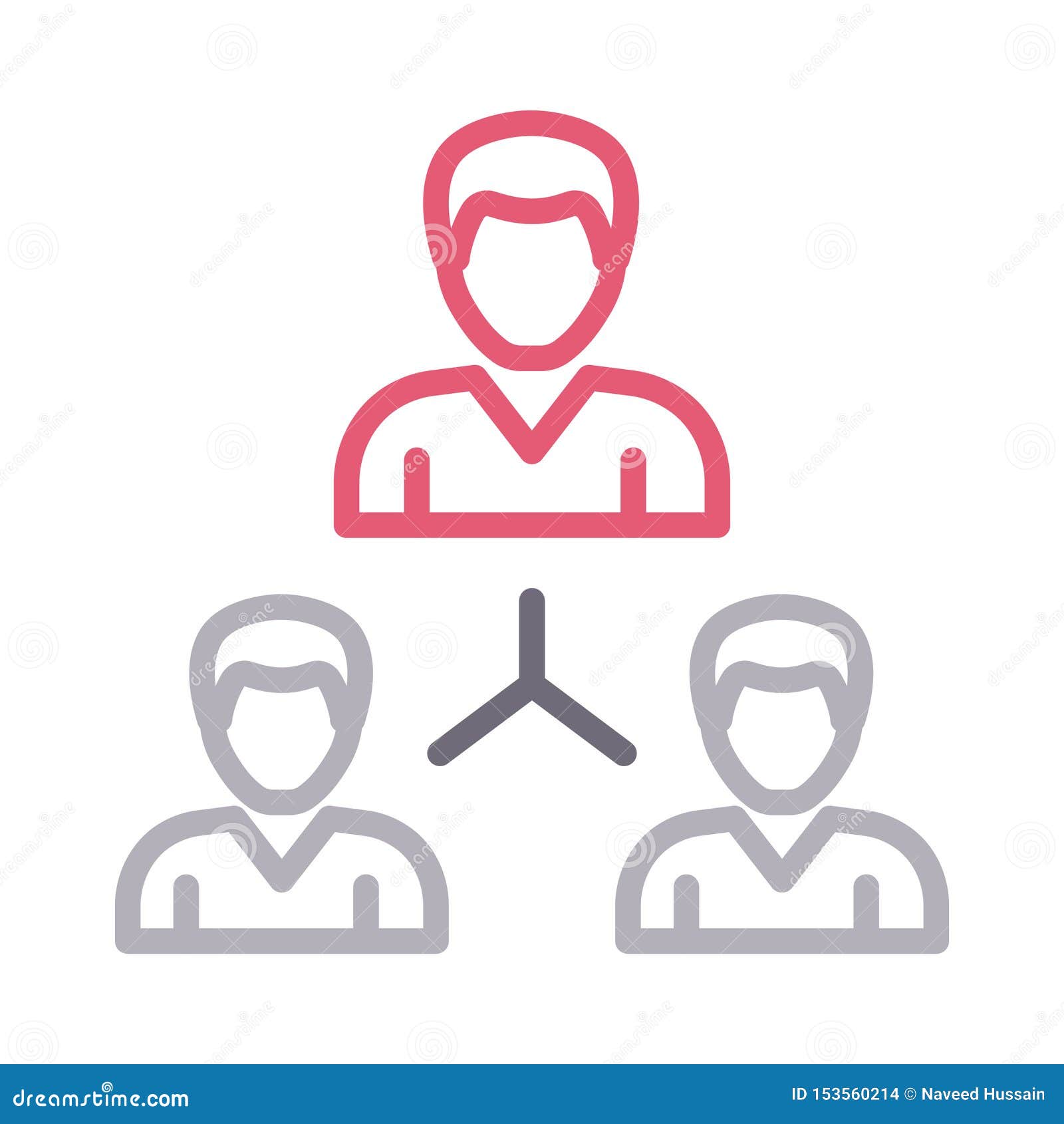 Connection Colour Line Vector Icon Stock Vector - Illustration of flat ...