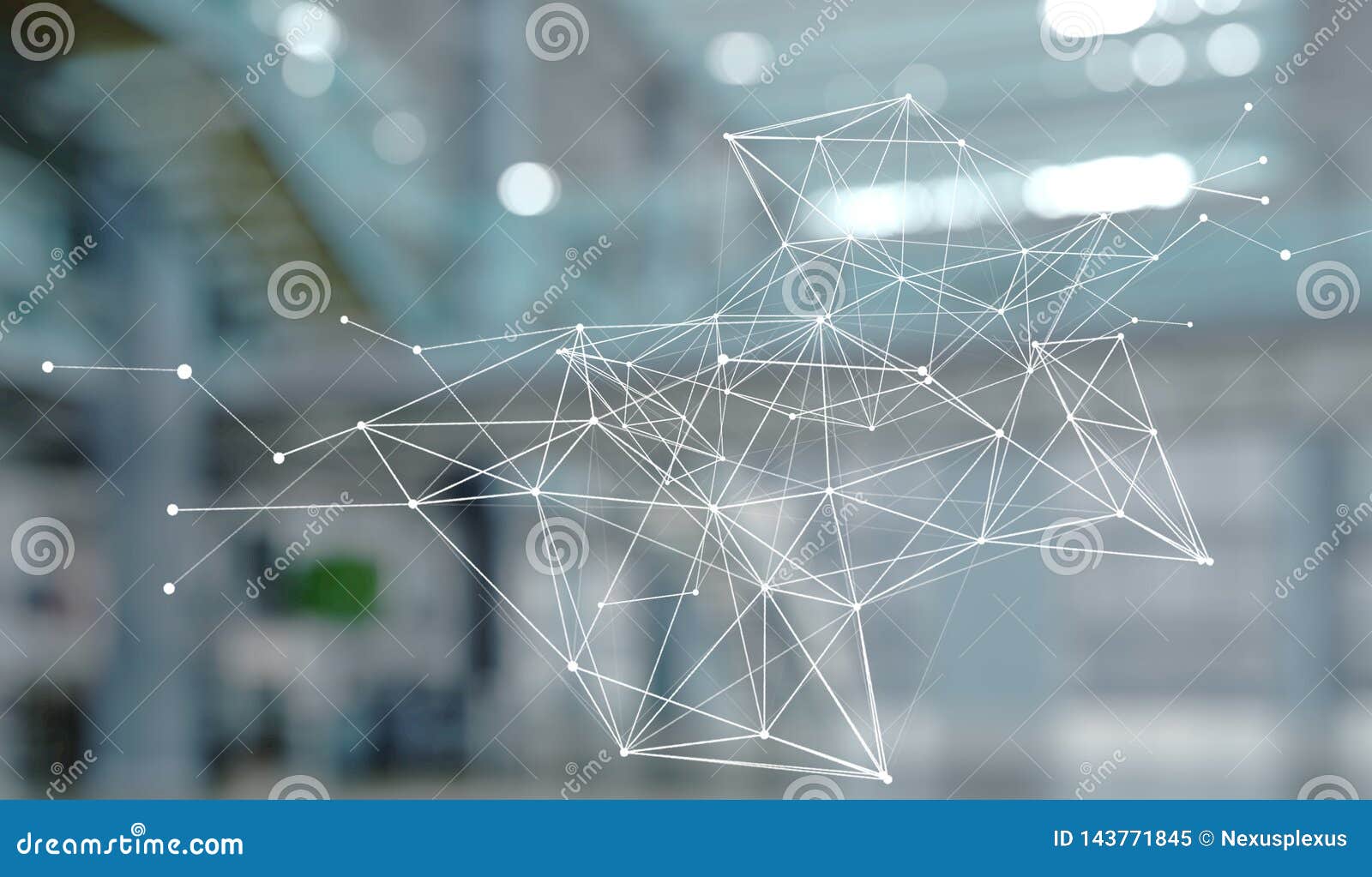 Connection and Communication Concept. 3d Rendering Stock Image - Image ...