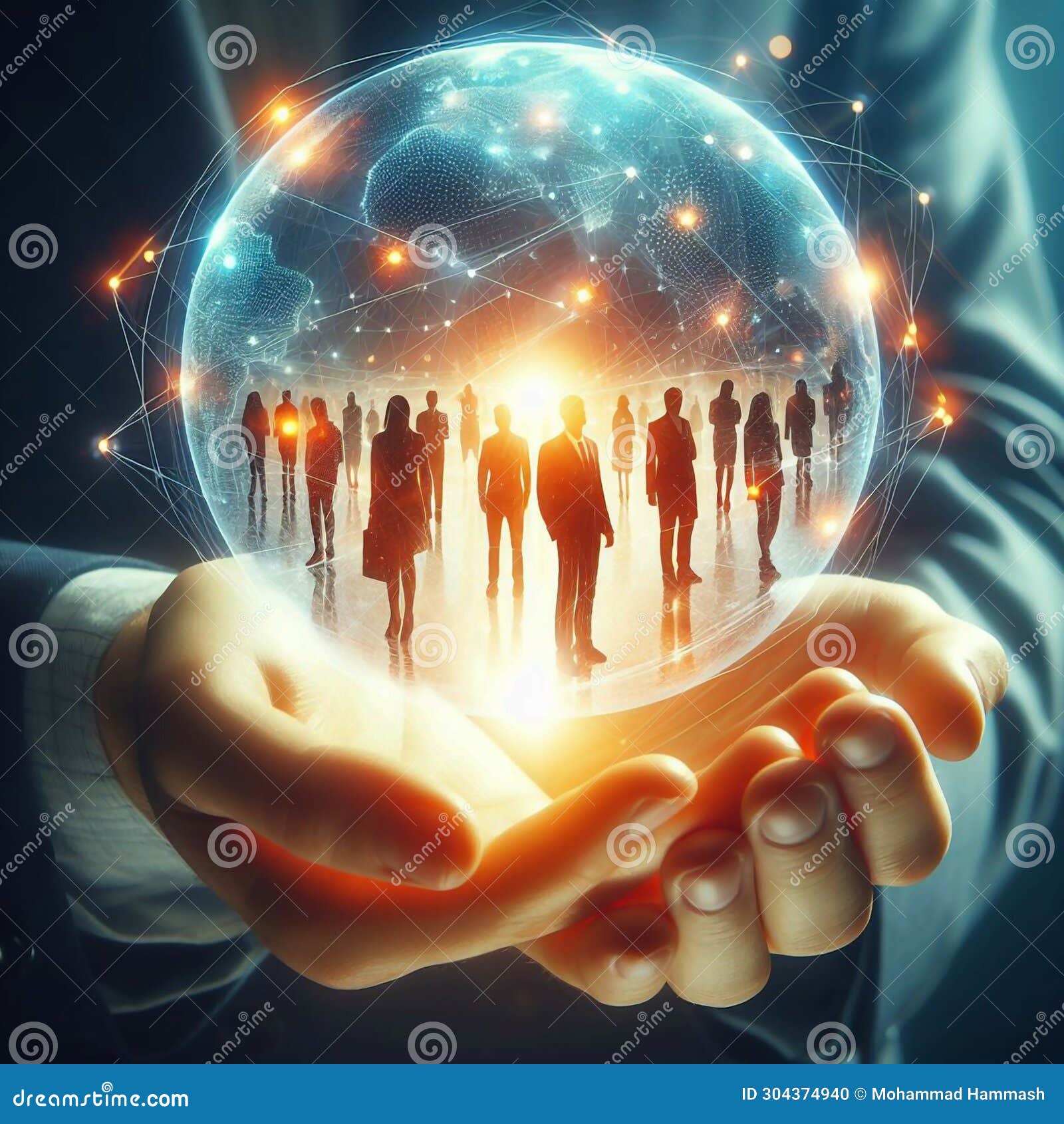 Connection and Community stock illustration. Illustration of darkness ...