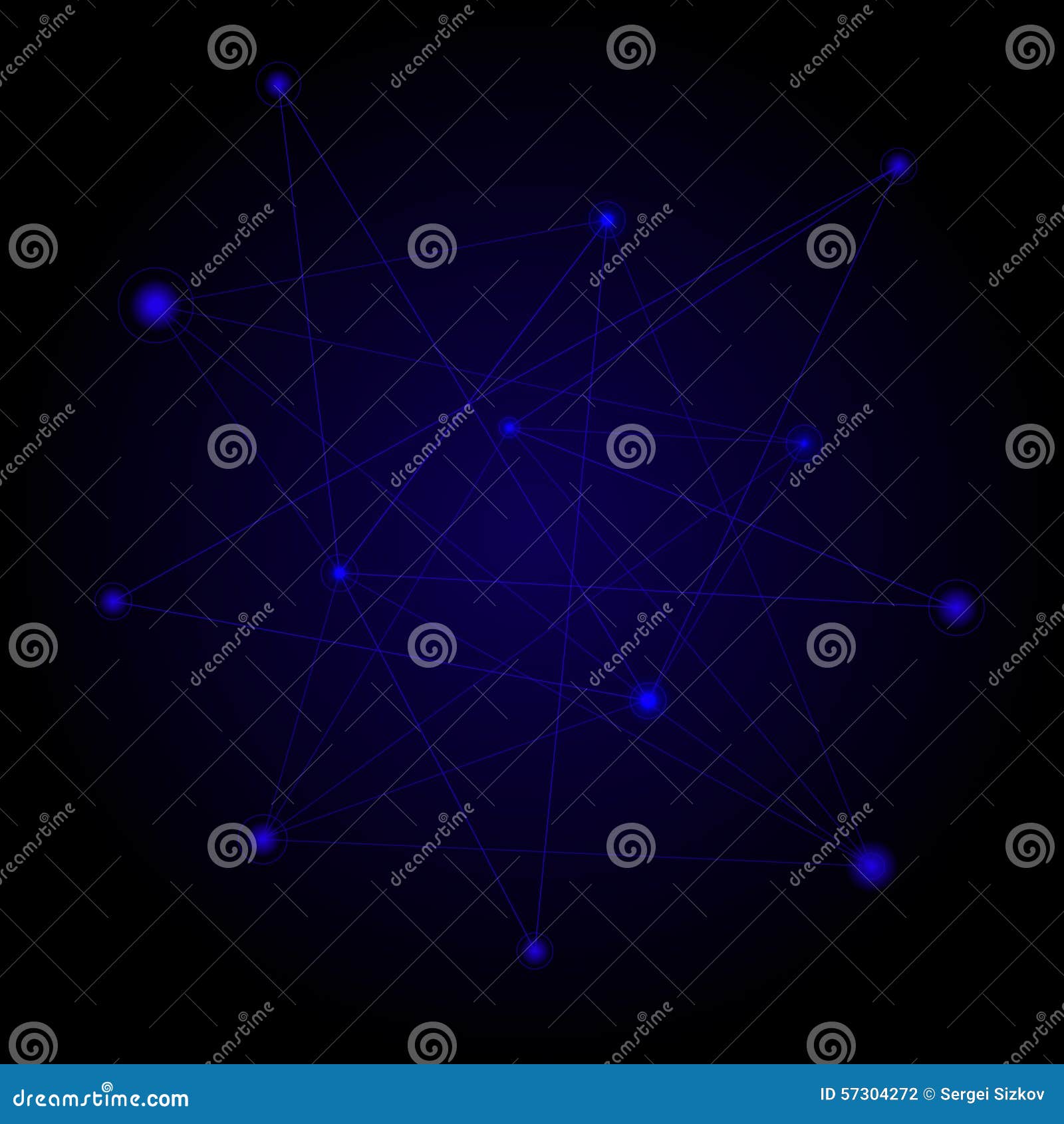 Connection Concept Background Stock Vector - Illustration of integrated ...