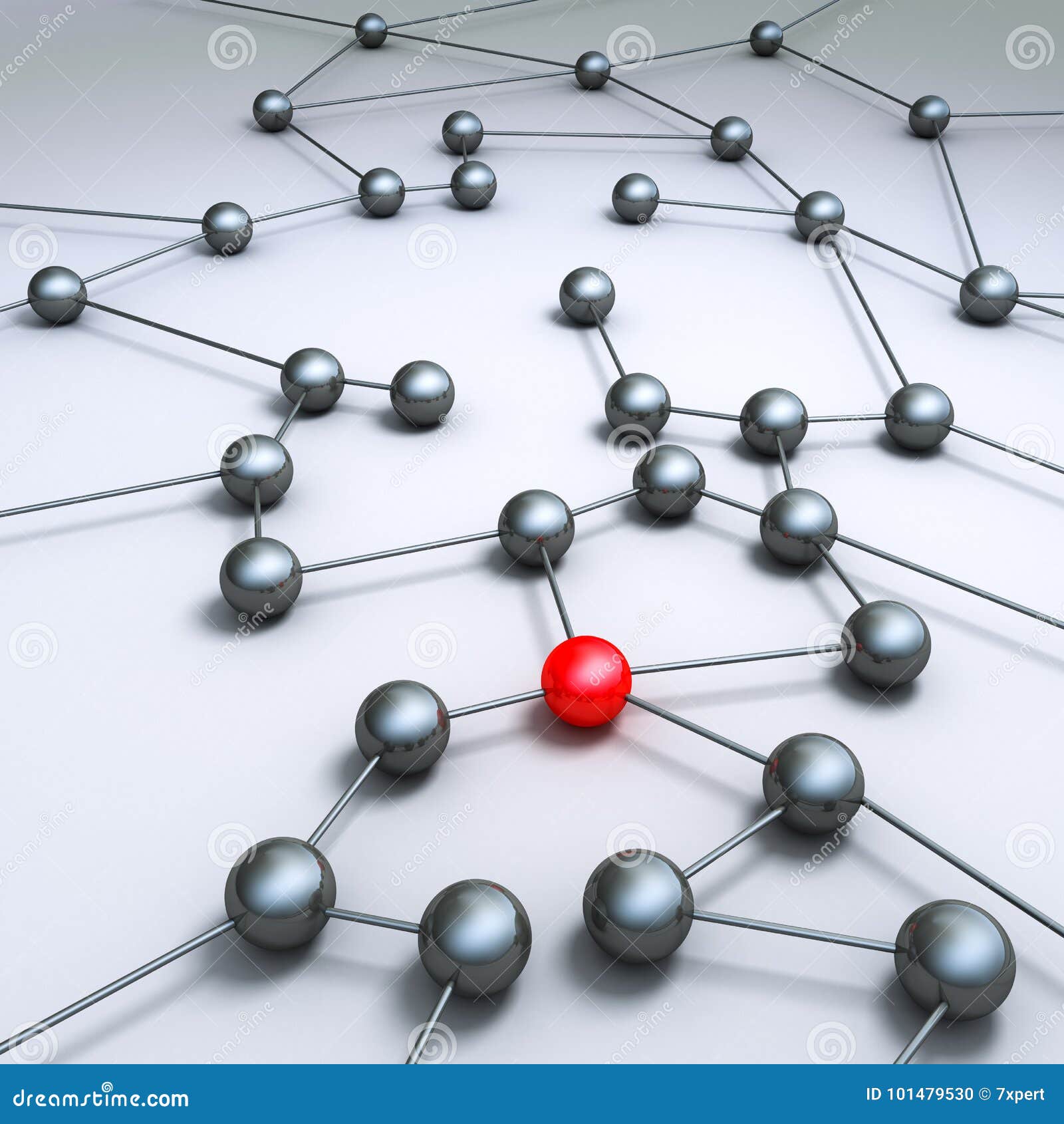 Connection Concept 3d Rendering Stock Illustration - Illustration of ...