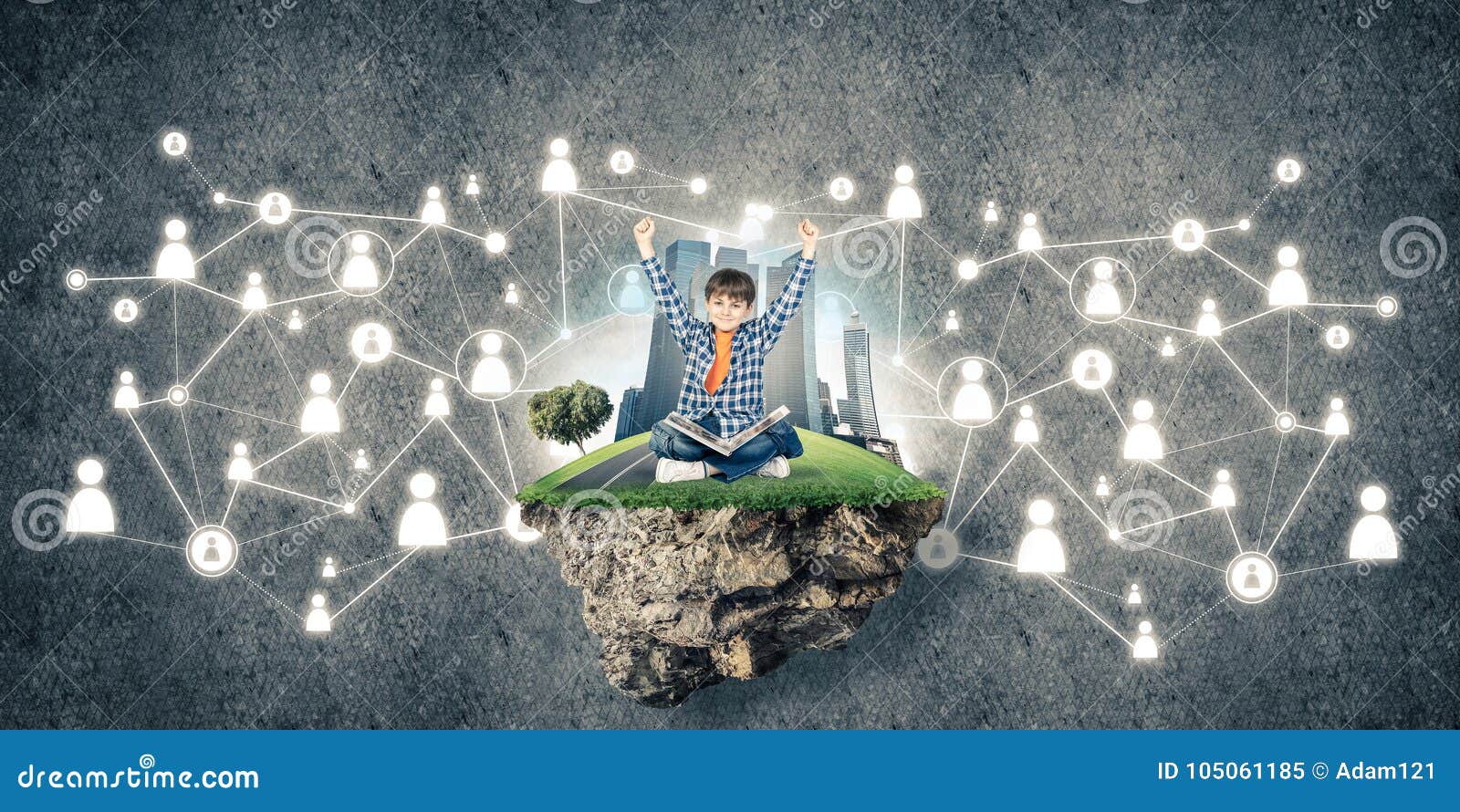 Cute Boy of School Age with Book Exploring this Great World Stock Image ... Cute Boy of School Age with Book Exploring this Great World Stock Image ...