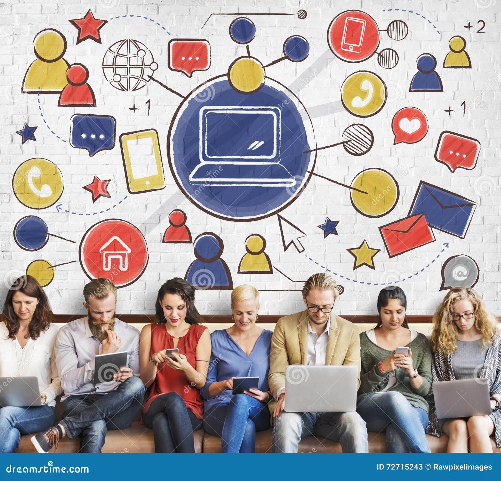 Connection Connecting Connect Connected Digital Concept Stock Image ...