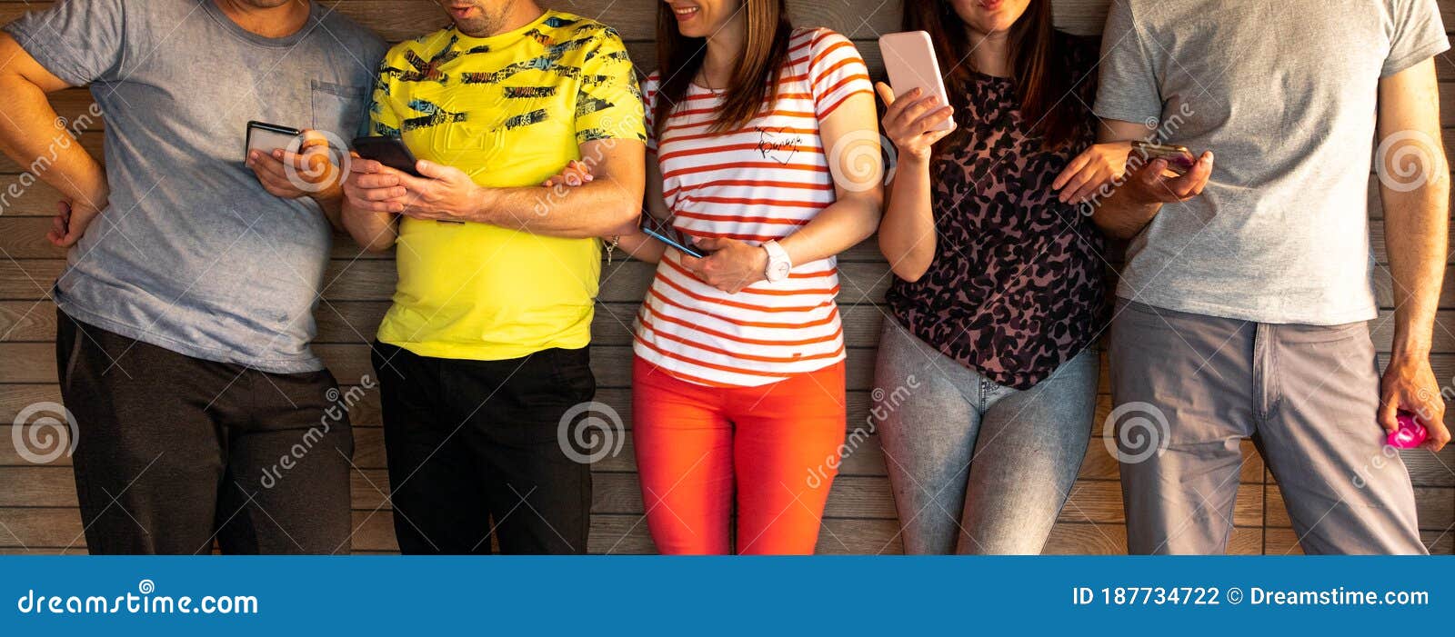 Connection Digital Device Nteworking Technology Concept Group of People ...