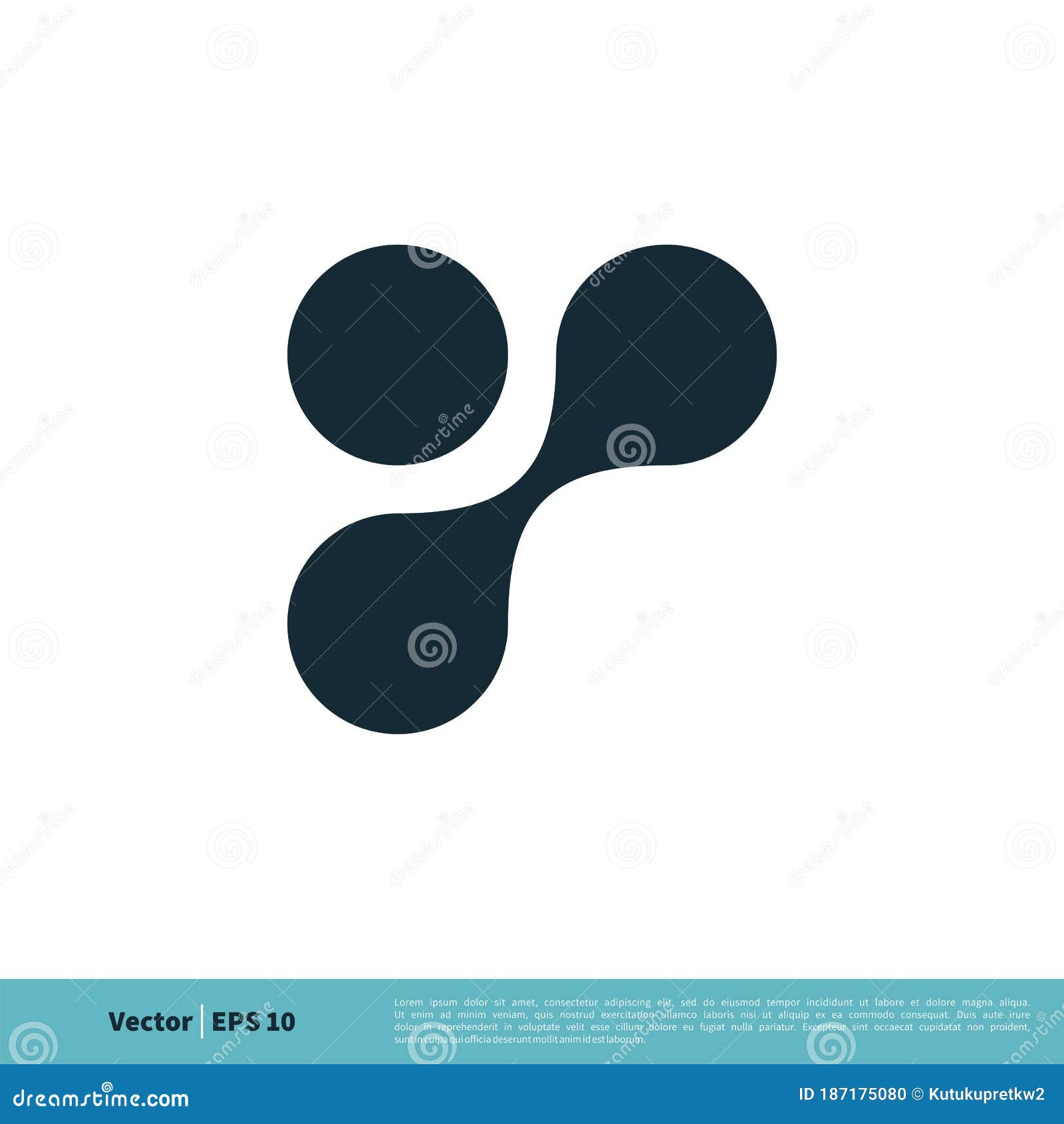 Connection Dots Icon Vector Logo Template Illustration Design. Vector ...