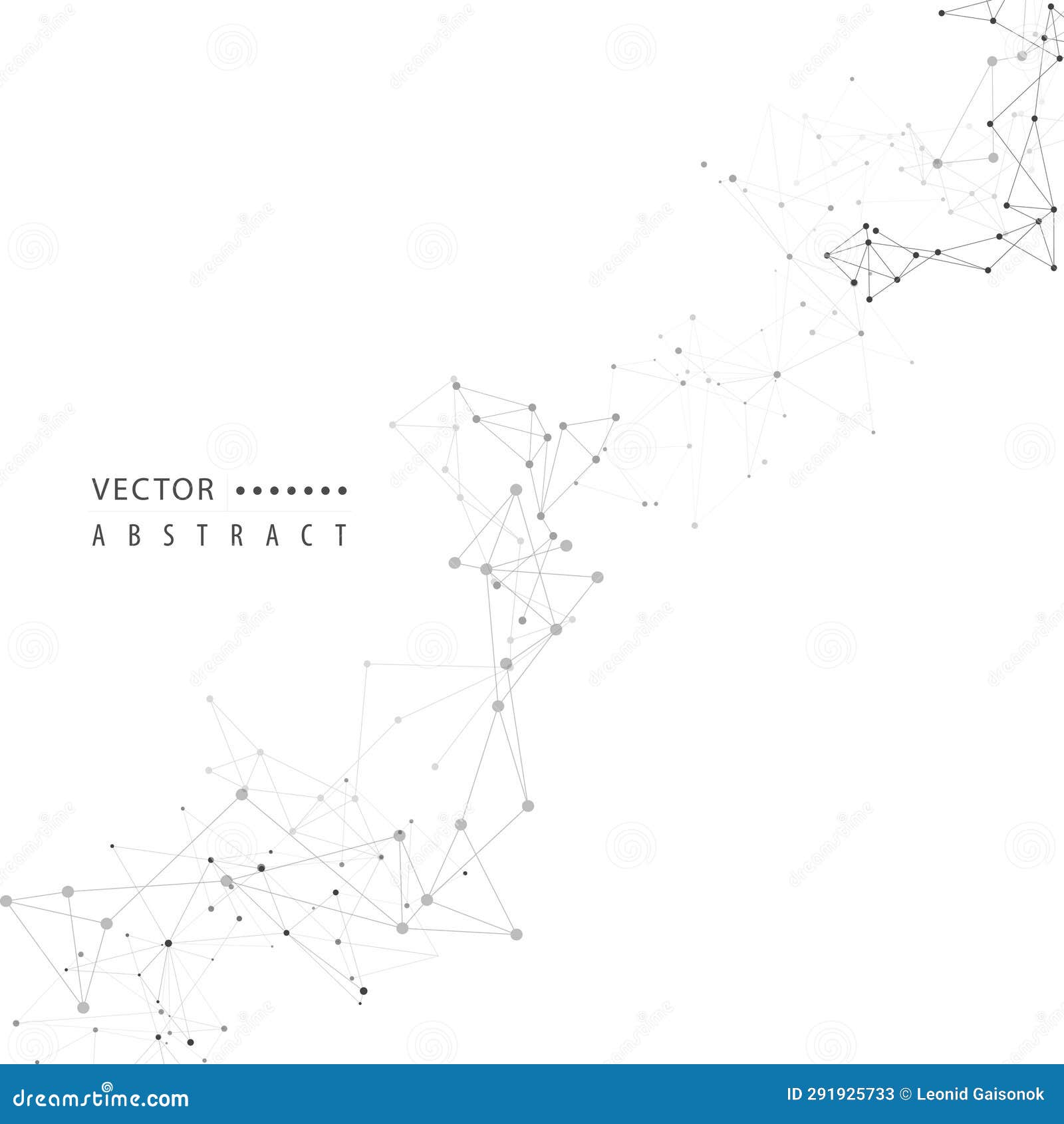 Connection Dots and Lines Background. Minimal Molecule Background Stock ...