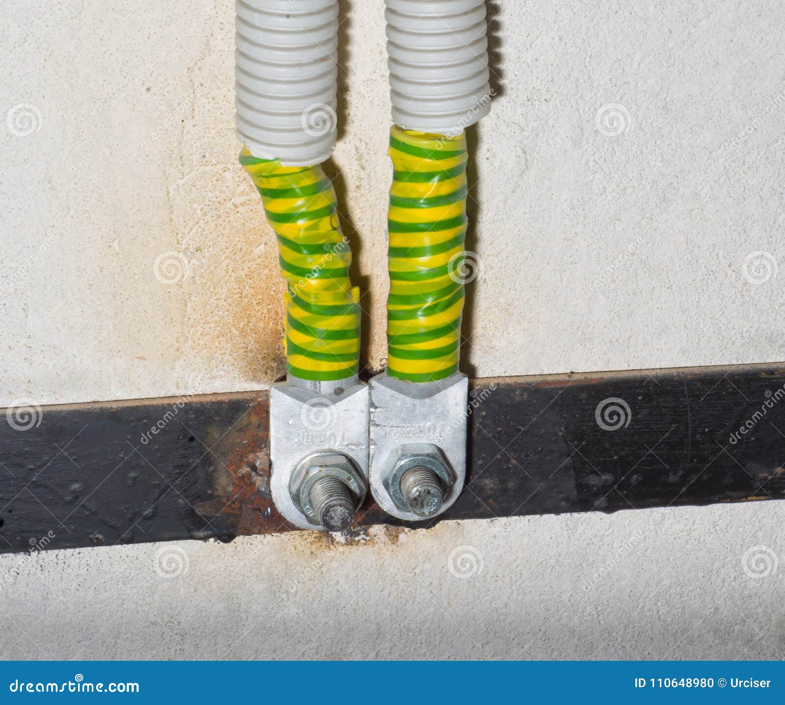 The Connection of Electrical Circuits. Stock Photo - Image of wire ...