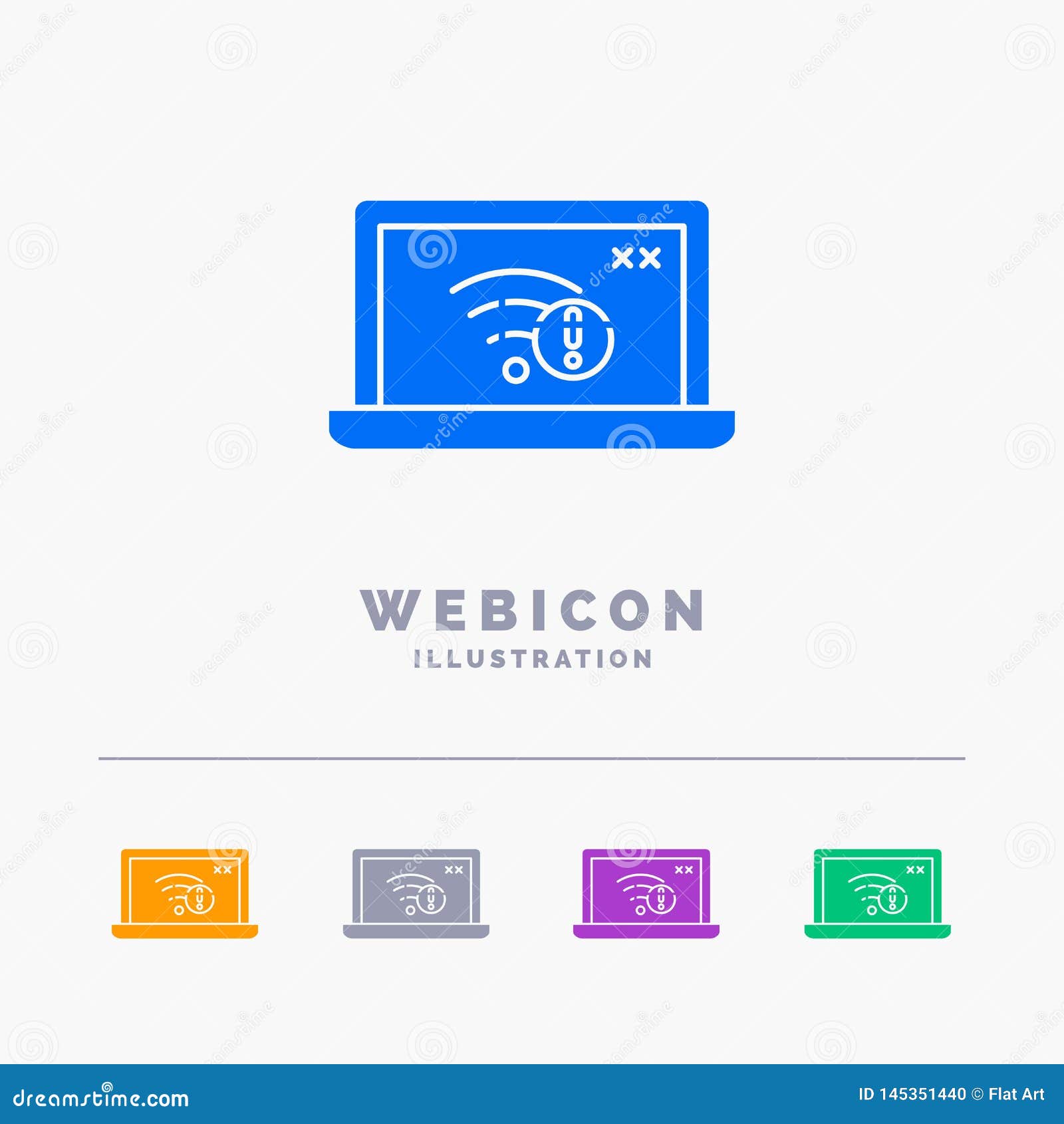 Connection, Error, Internet, Lost, Internet 5 Color Glyph Web Icon ...