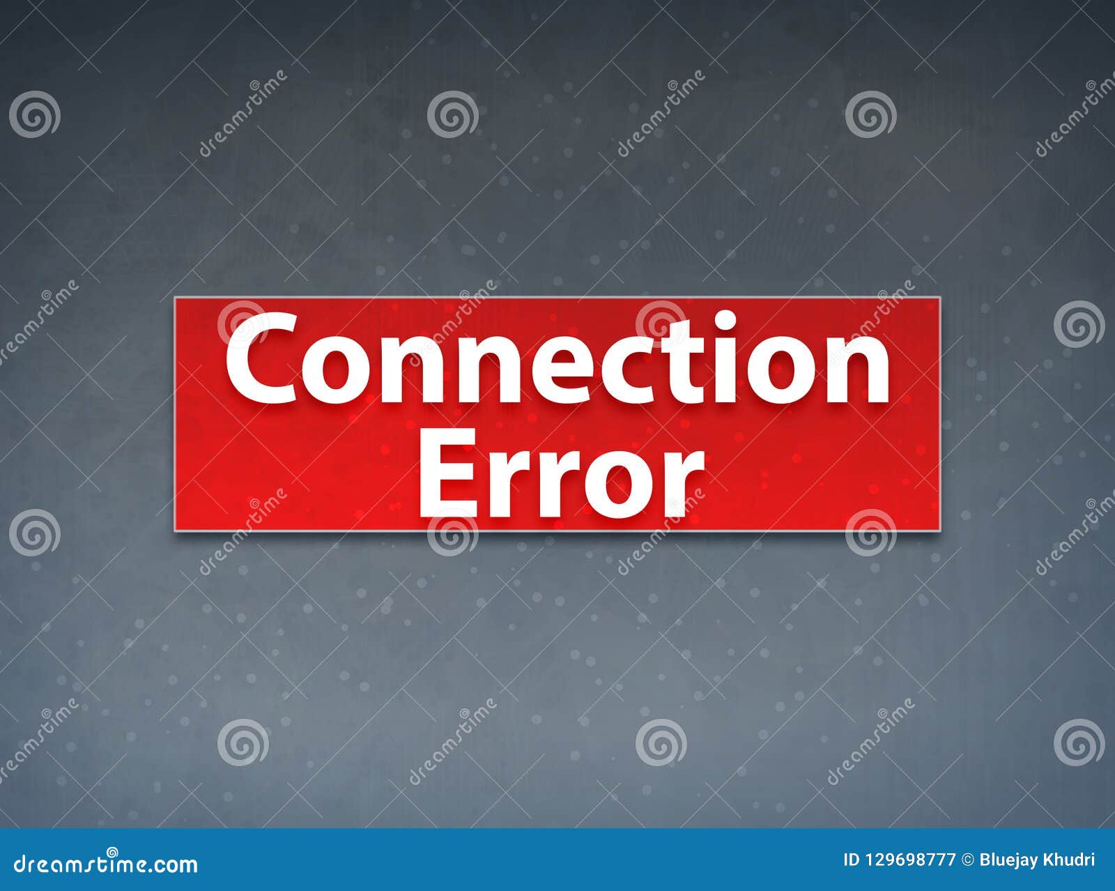 Connection Error Red Banner Abstract Background Stock Illustration ...