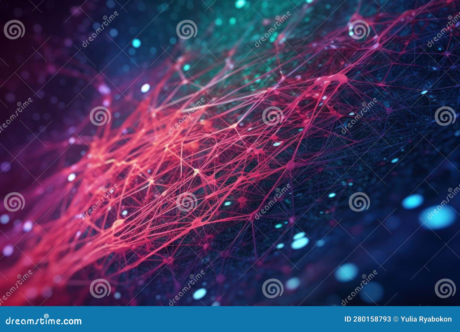 Connection Fiber Optic. Generate Ai Stock Illustration - Illustration ...