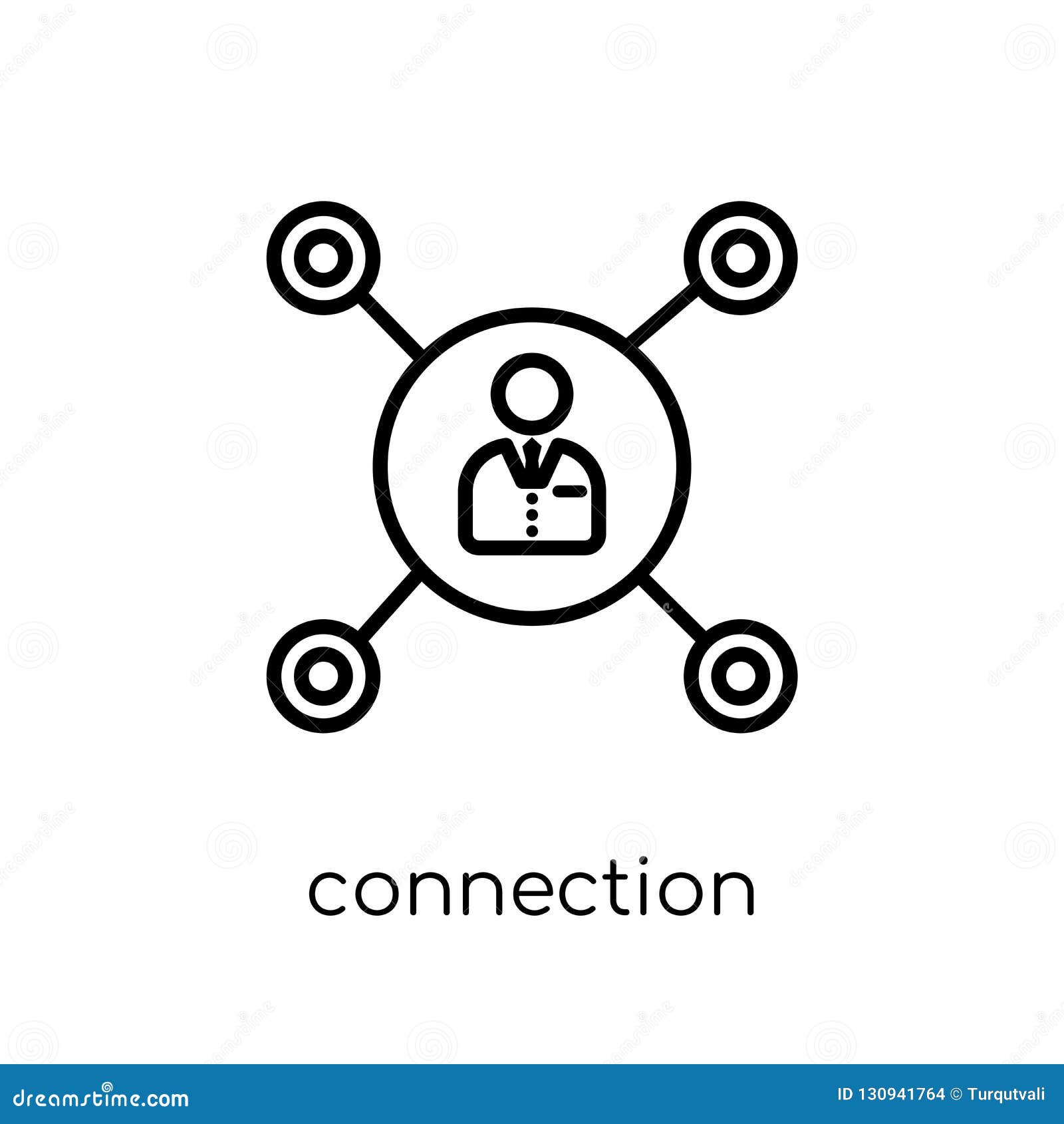 Connection Icon from Communication Collection. Stock Vector ...