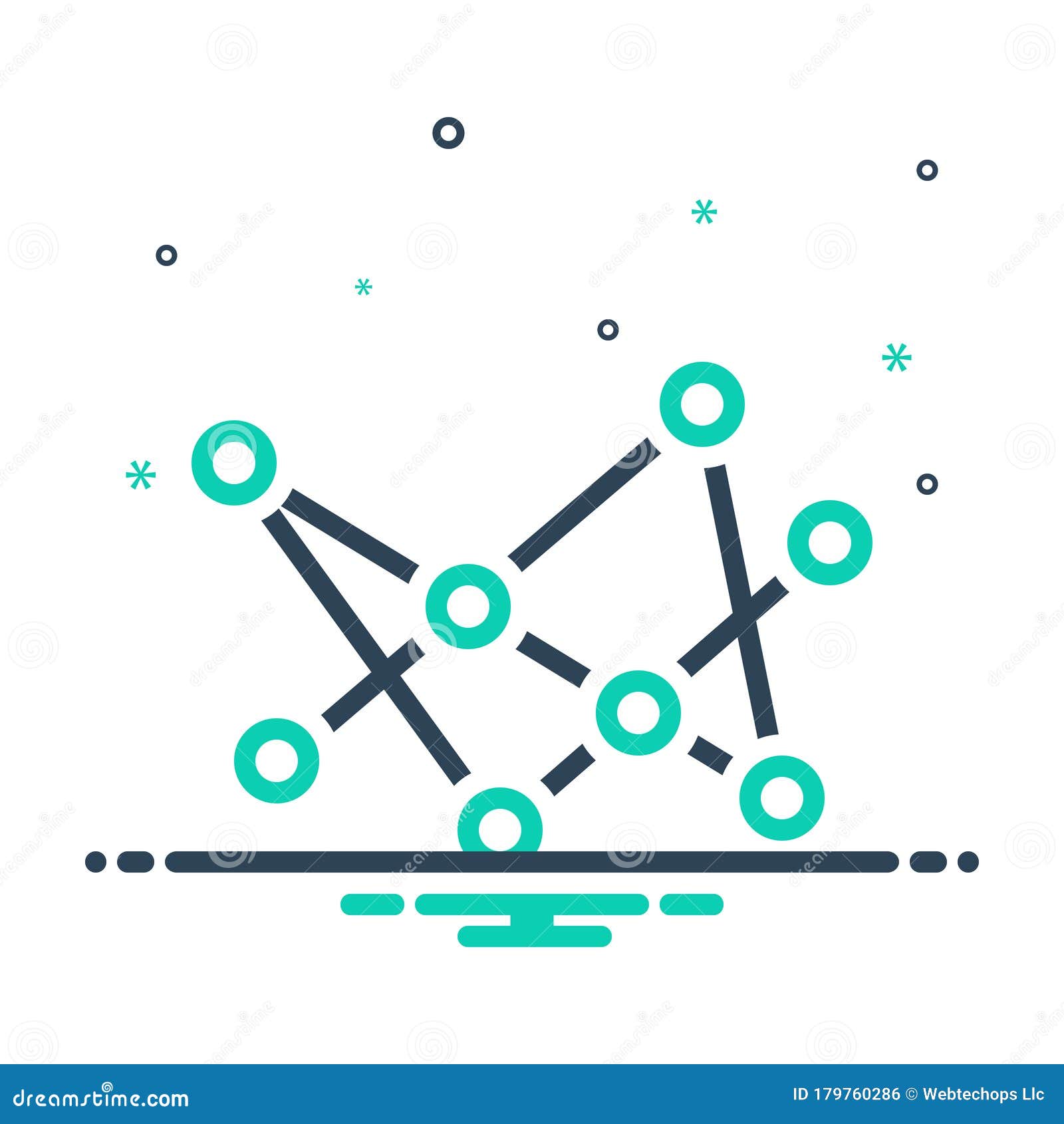 Mix Icon for Connection, Connect and Community Stock Vector ...